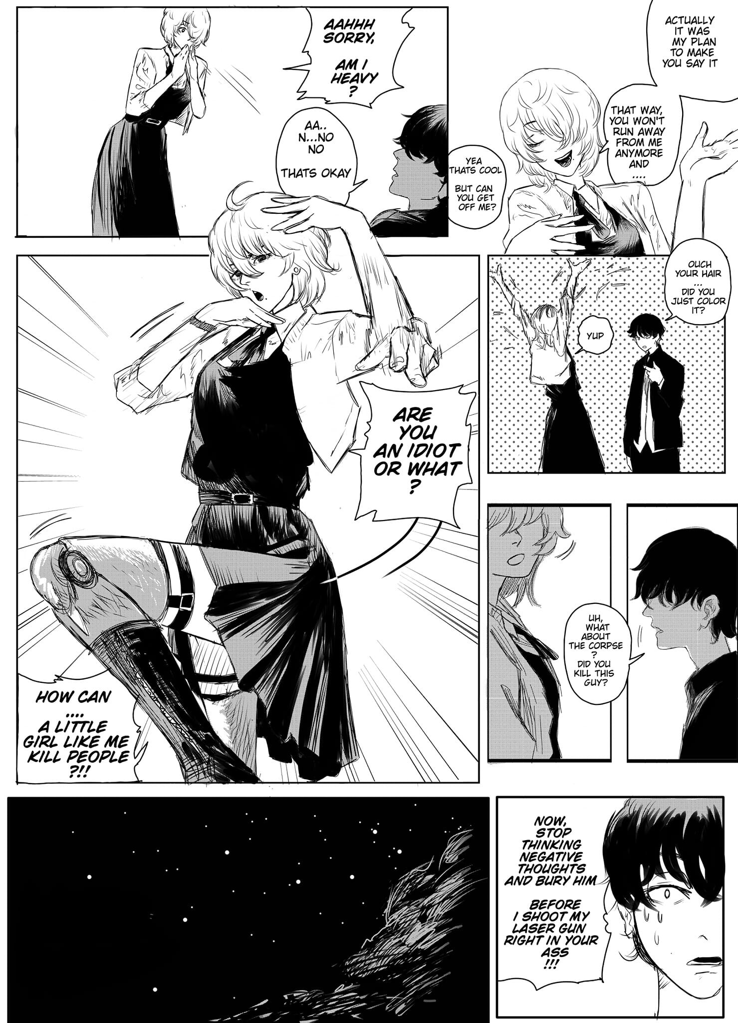 Avetetsuya Studios - Manga / Comic Art / Comic BW SAMPLE