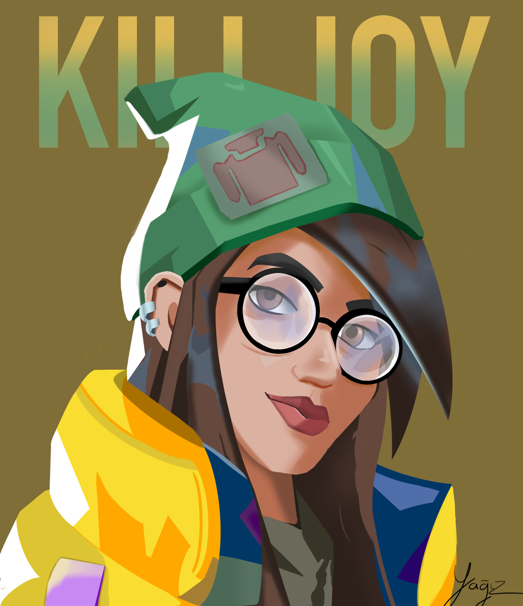 ArtStation - Valorant Killjoy Fan Art