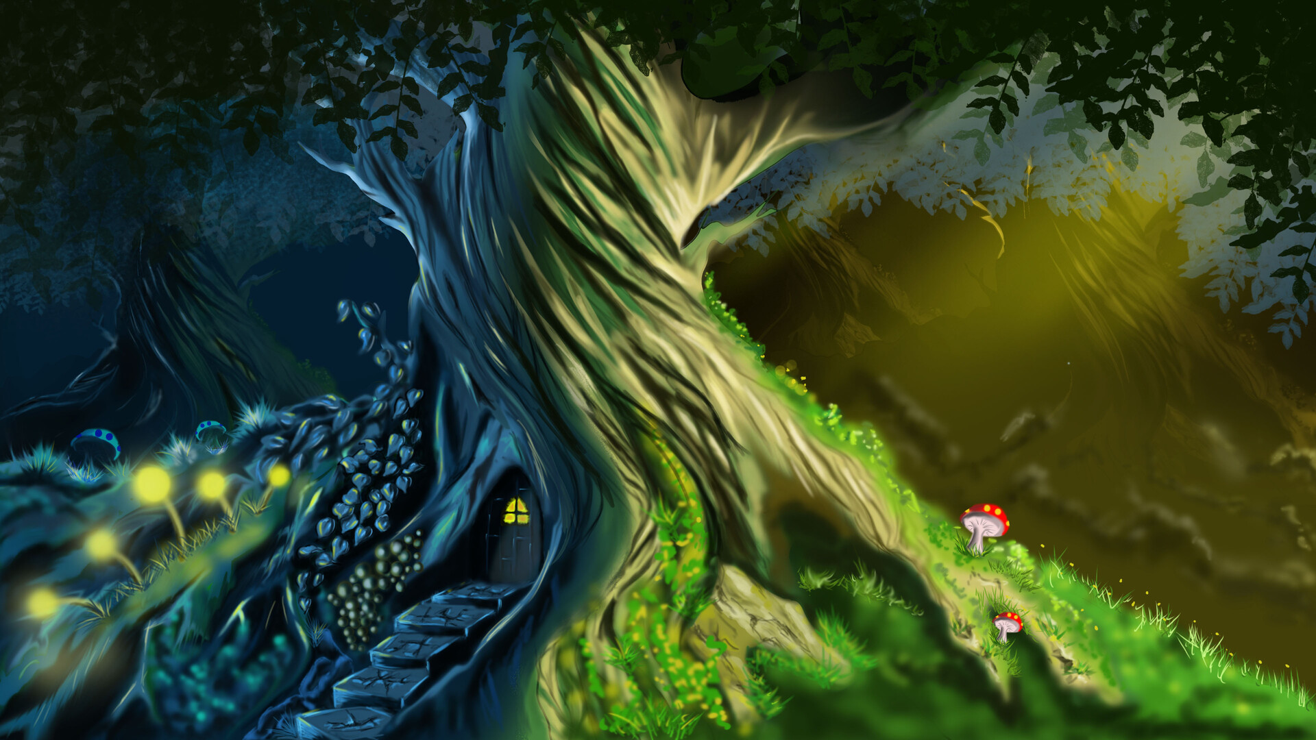 ArtStation - Enchanted forest