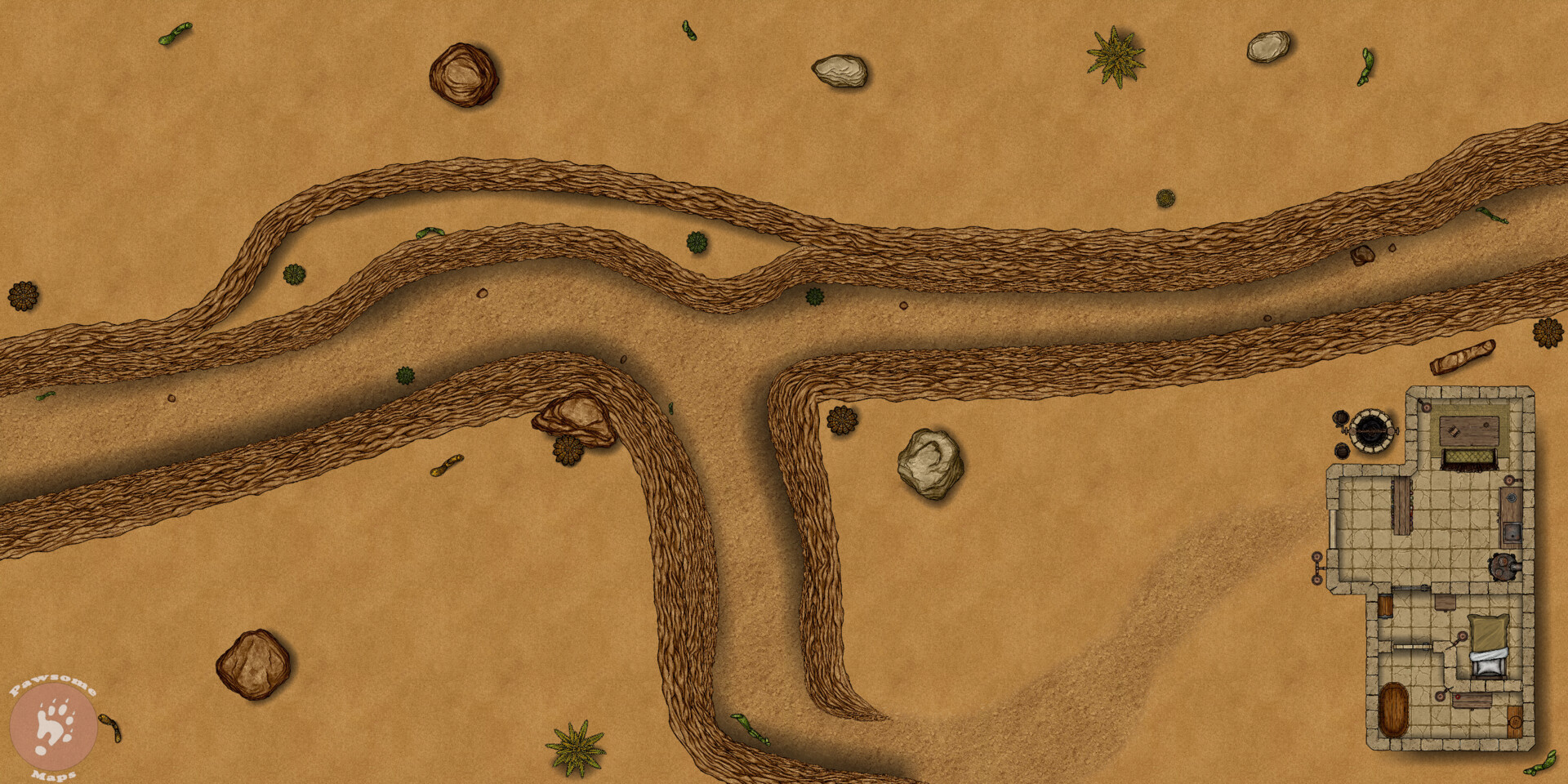 Patricia Alderson - Desert setting