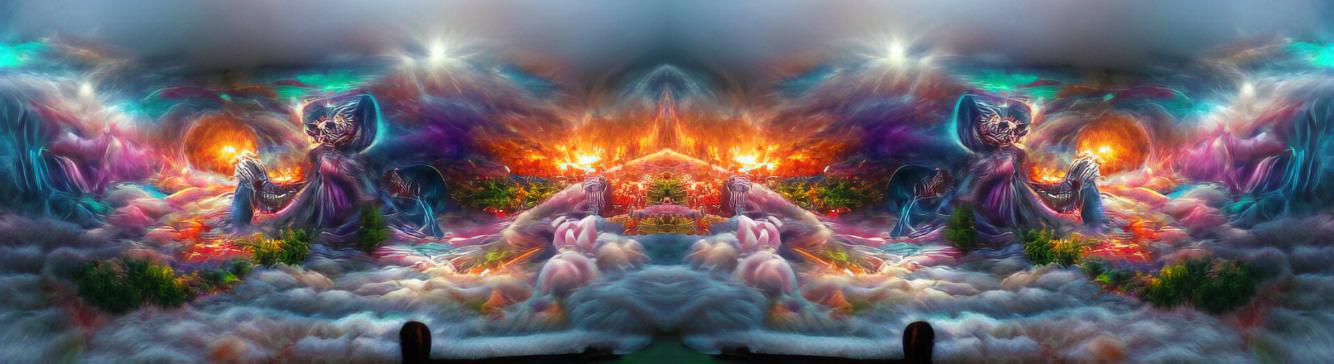 ArtStation - Ethereal surreal good vs evil battle