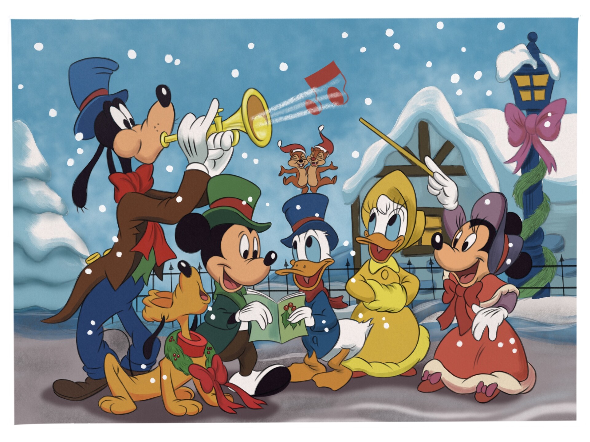 ArtStation - Mickey christmas