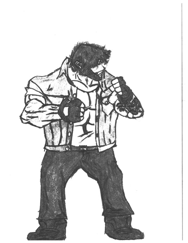 ArtStation - Sketch Fight Stance