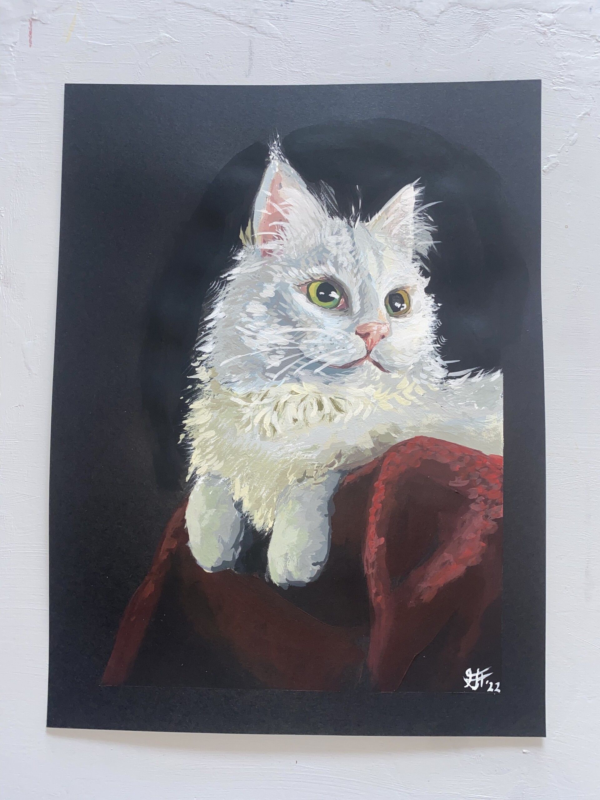 ArtStation - Handsome Cat Sits Atop Throne