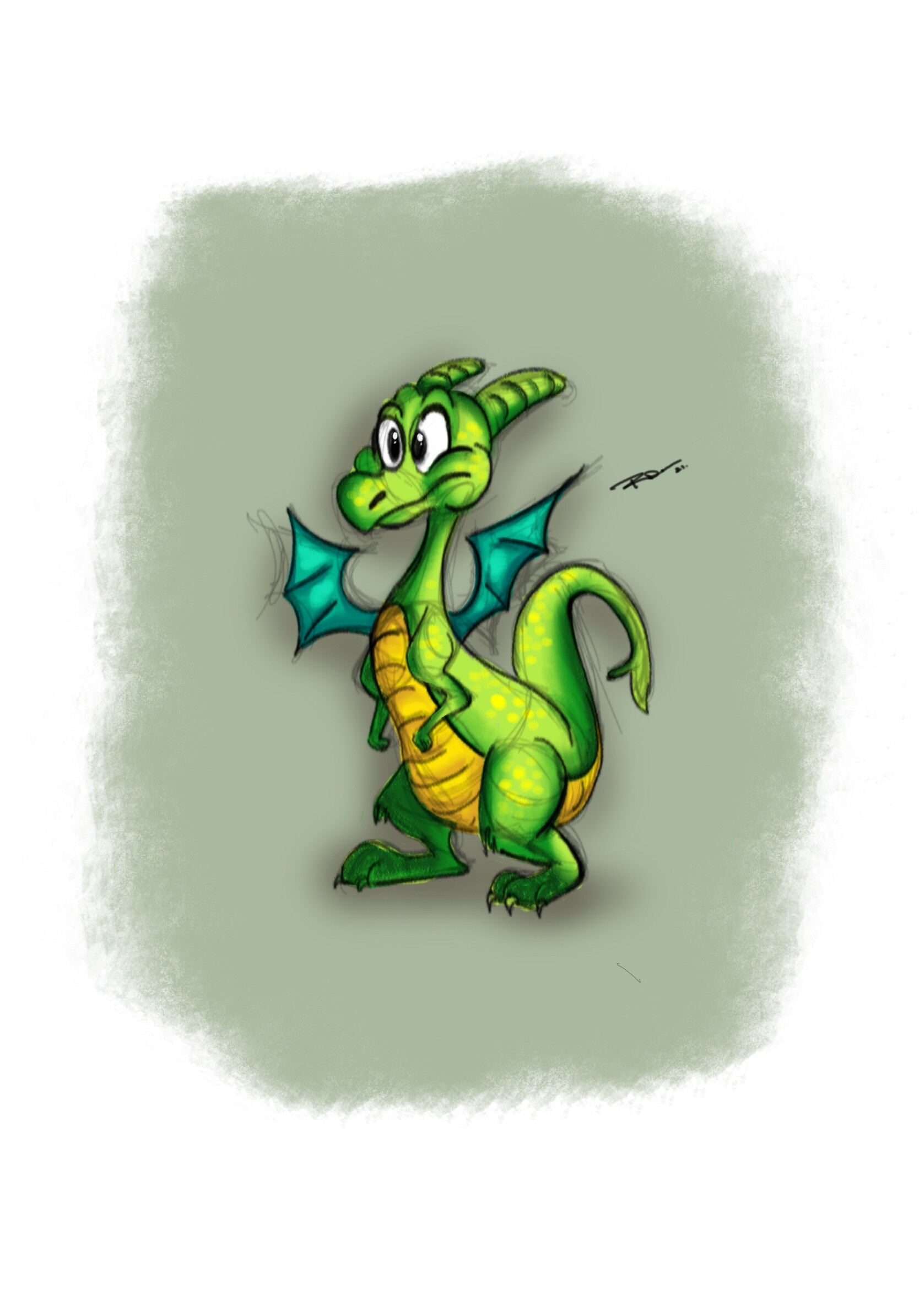 ArtStation - Baby dragon