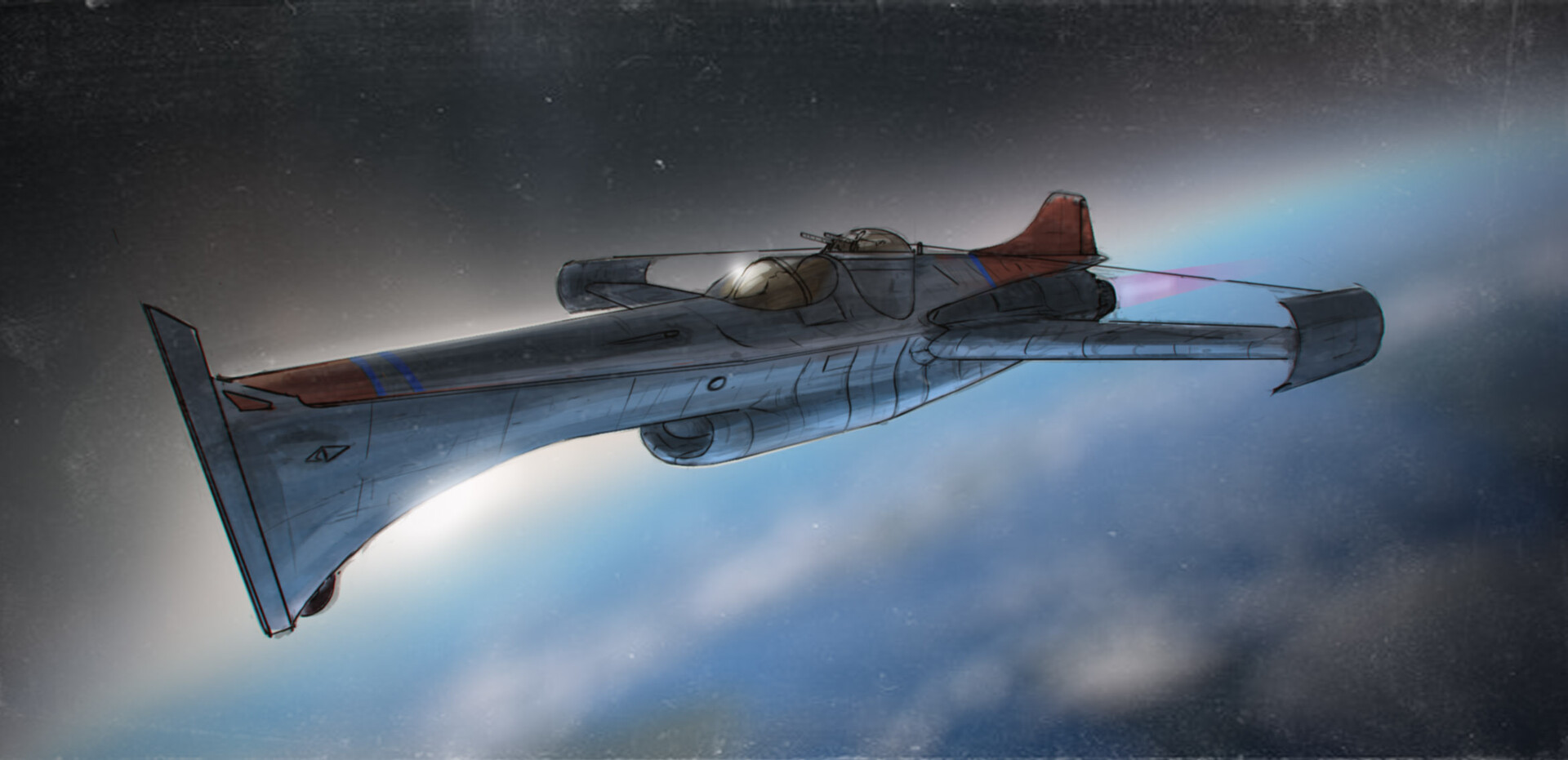 ArtStation - The Luzzu-class interceptor
