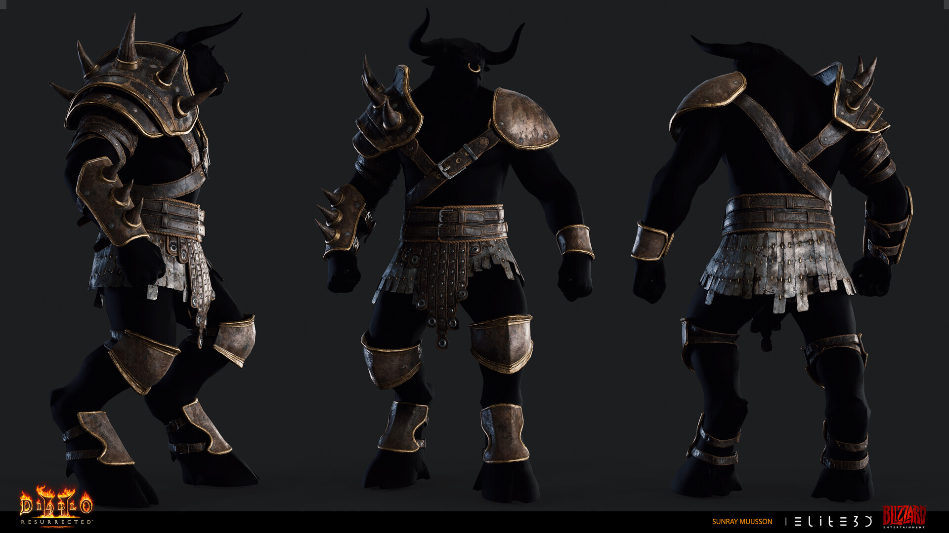 TriGon Art - Diablo II: Resurrected - Character Work