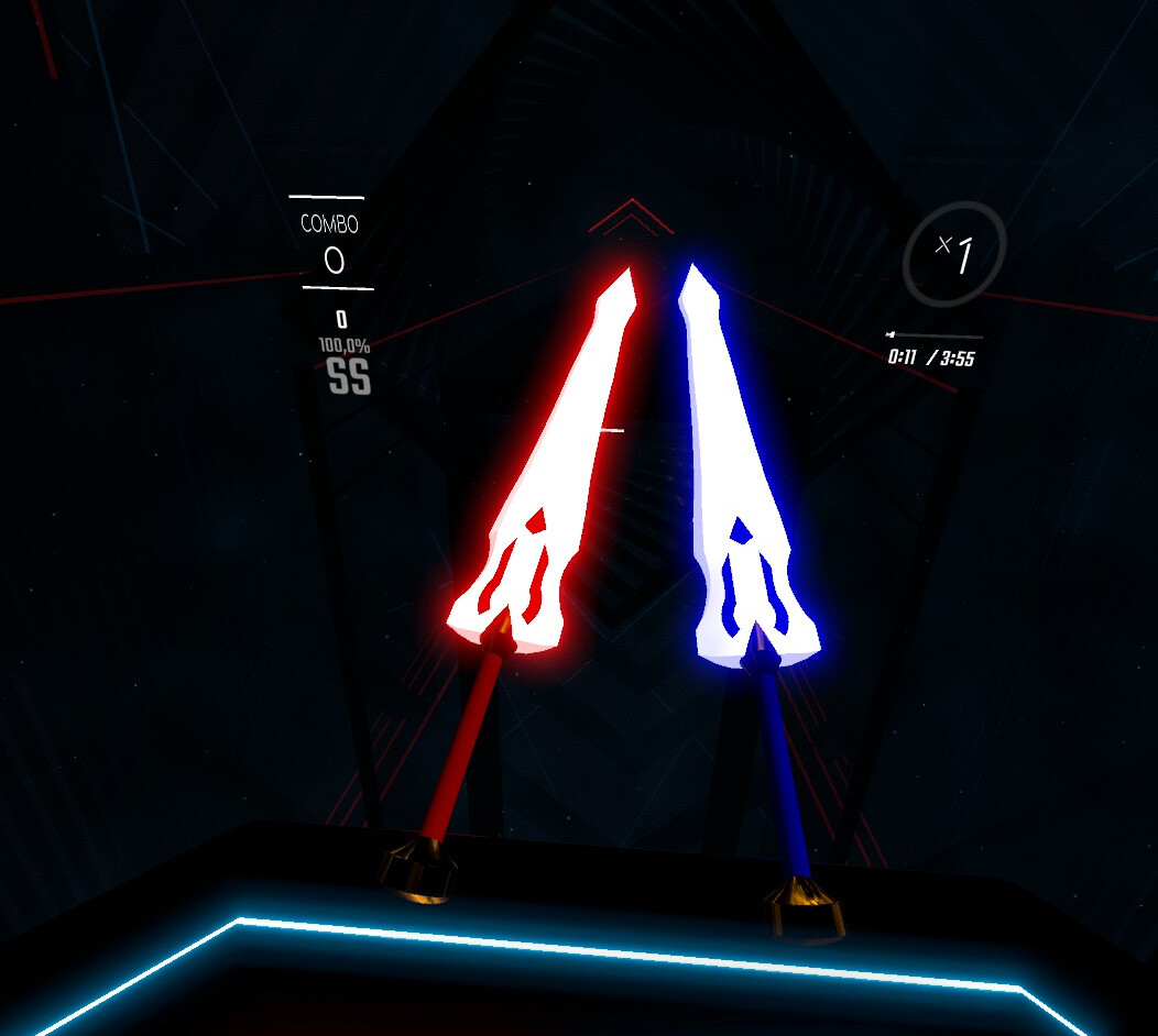 ArtStation - Morning Star Swords for Beat Saber