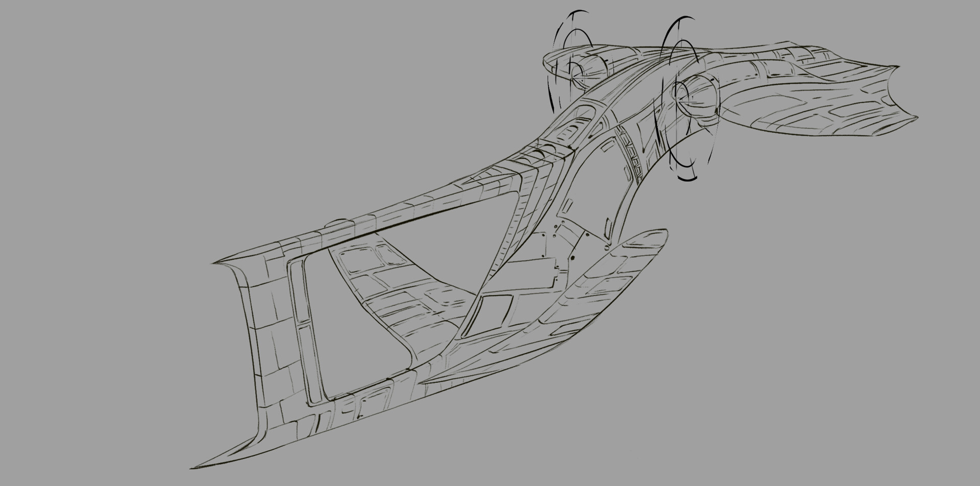 ArtStation - concept airplane