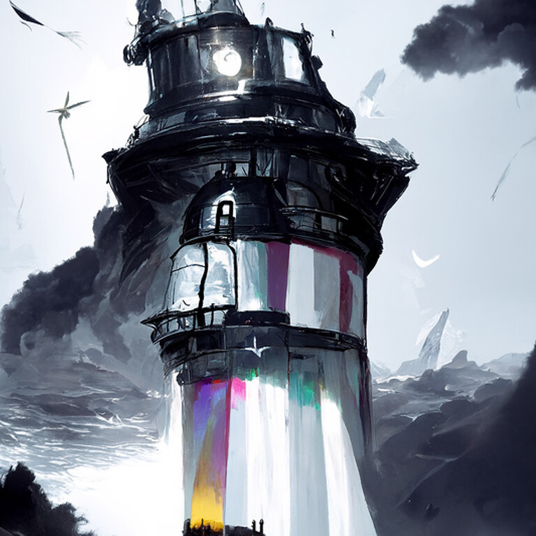 ArtStation - LightHouse Litle color
