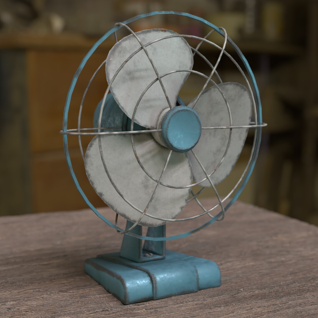 ArtStation - Vintage fan