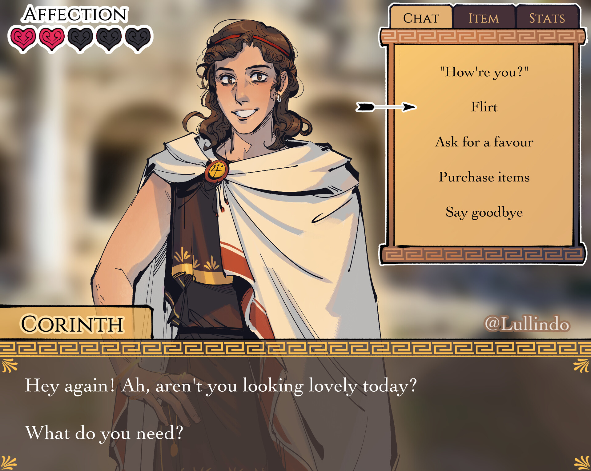 ArtStation - Ancient Greece Dating Simulator