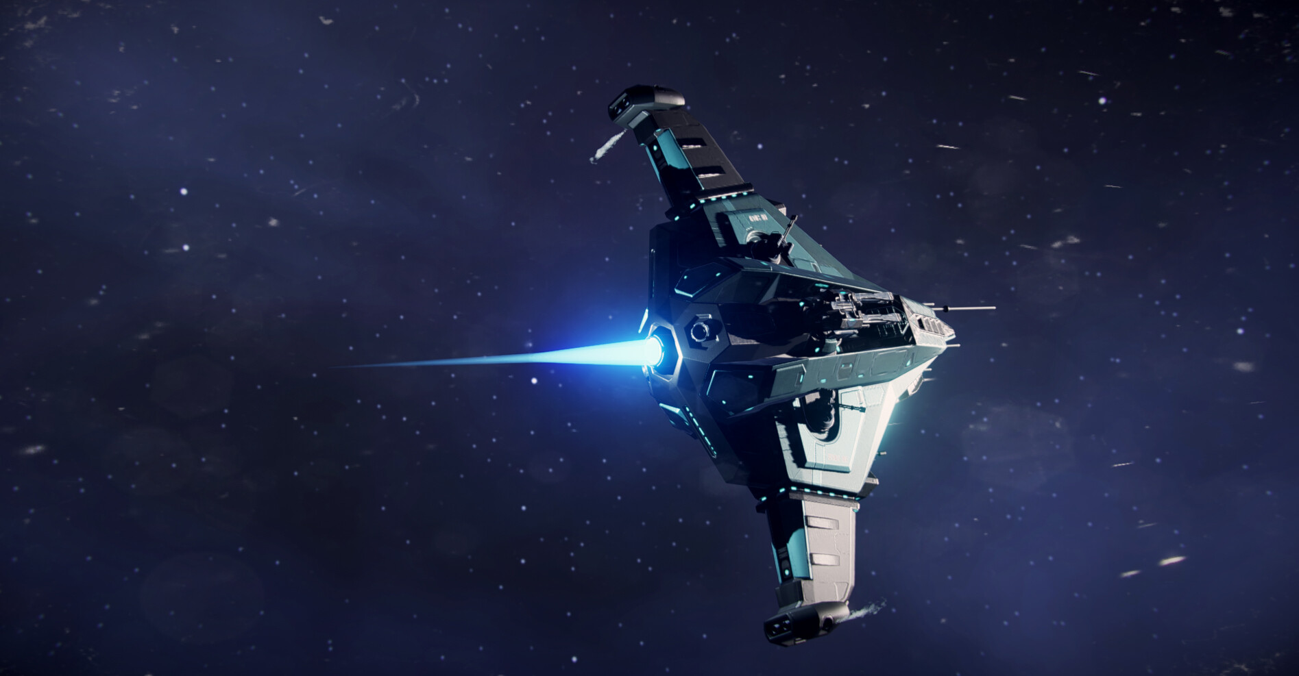 ArtStation - Scalar - small war spaceship