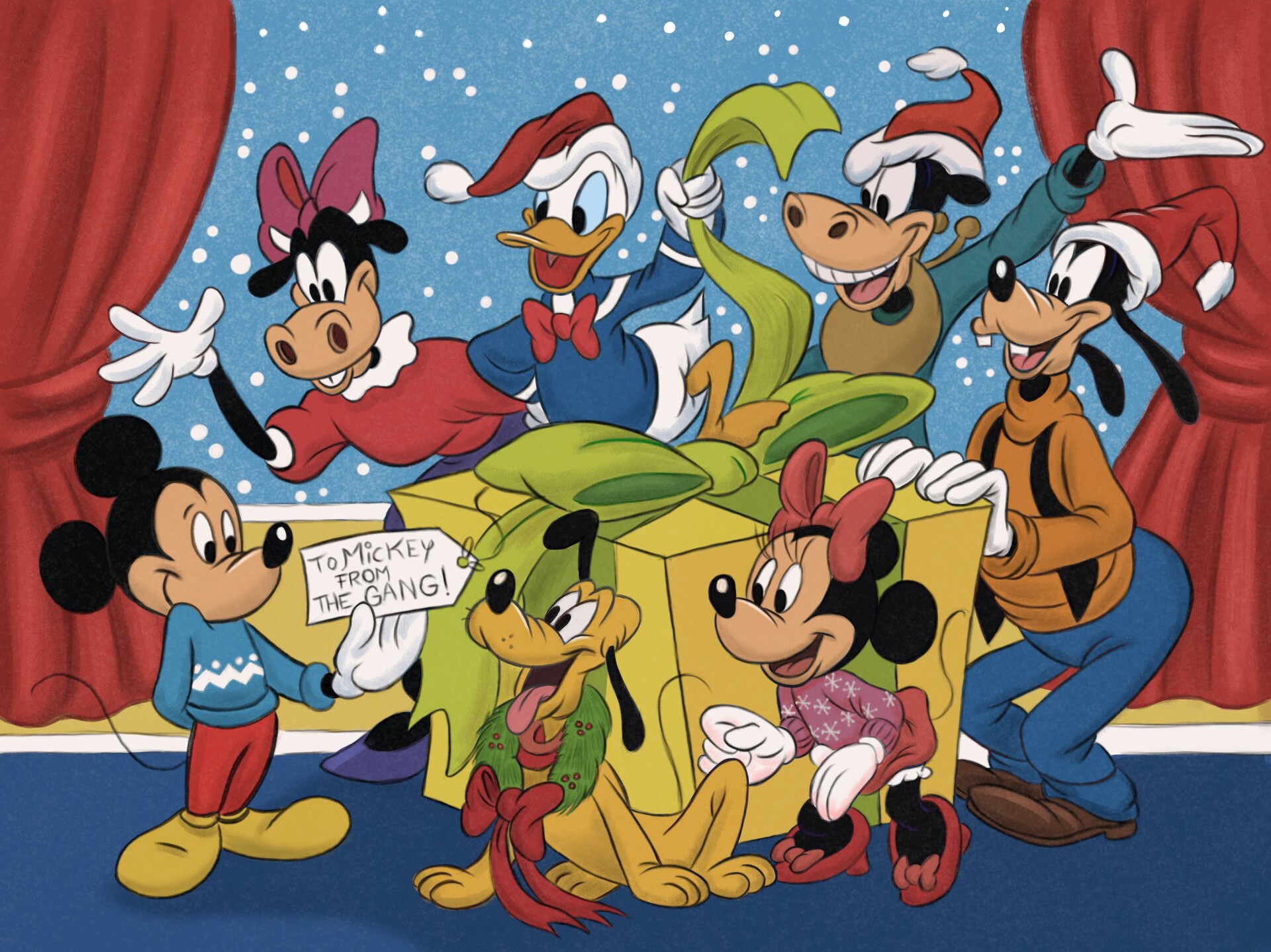 ArtStation - Mickey Christmas #2