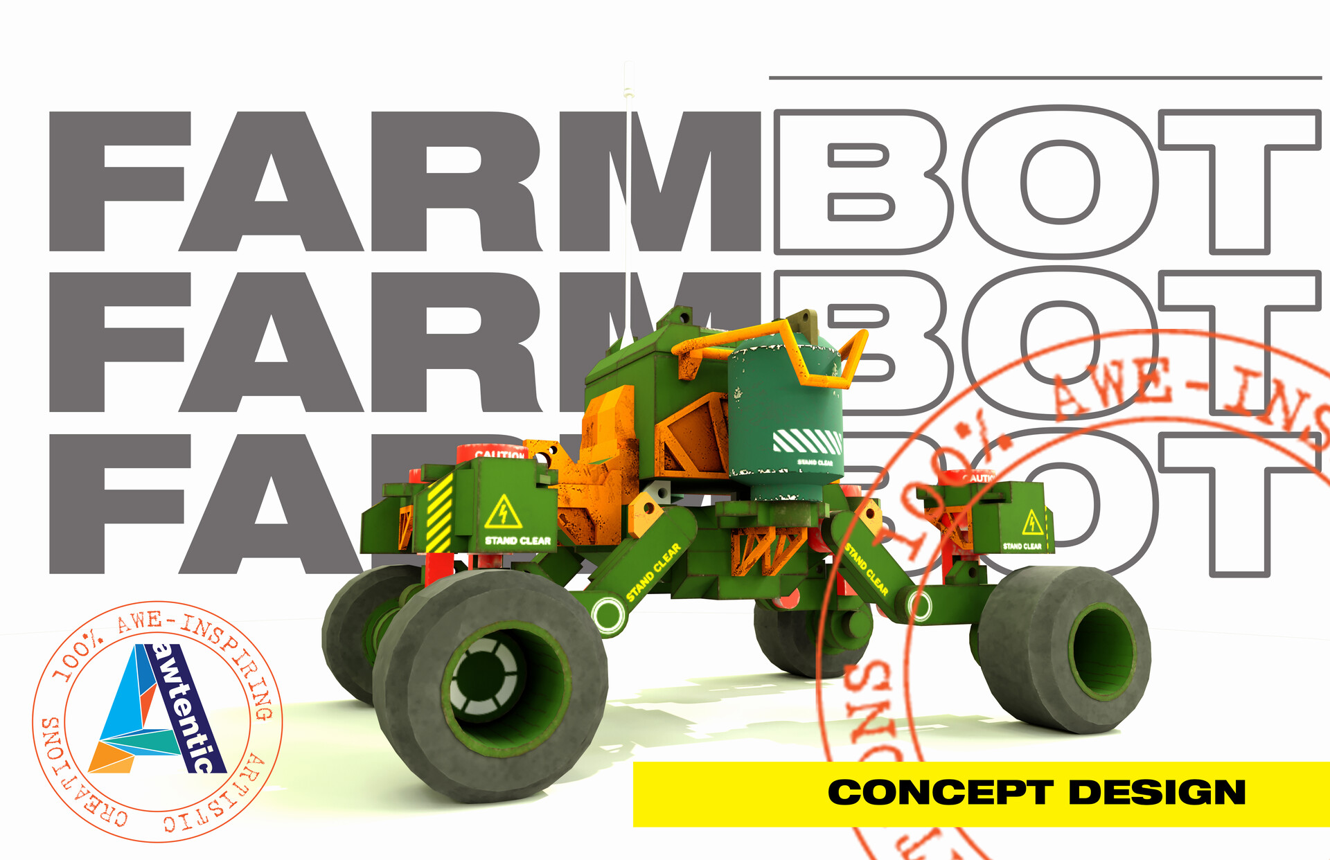 ArtStation - Farm Robot Concept