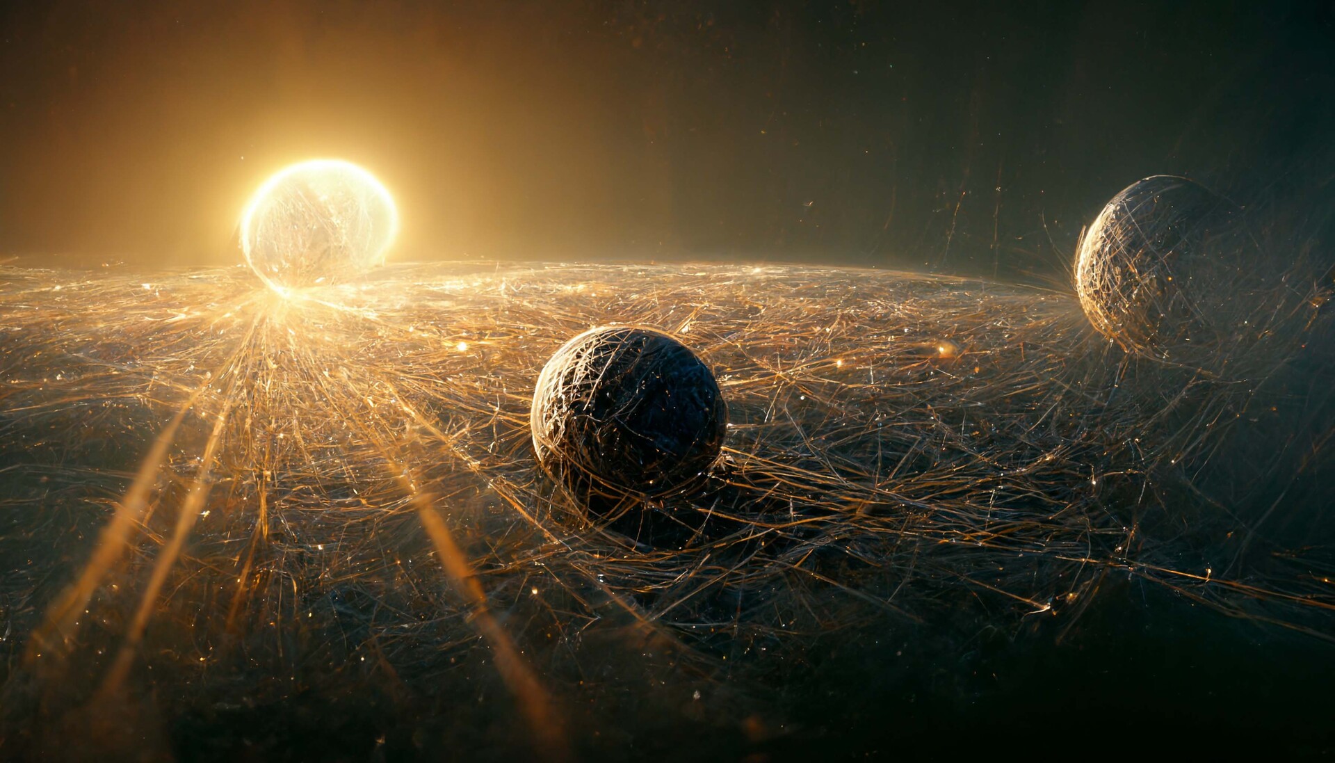 ArtStation - Dyson Spheres Above the Planet