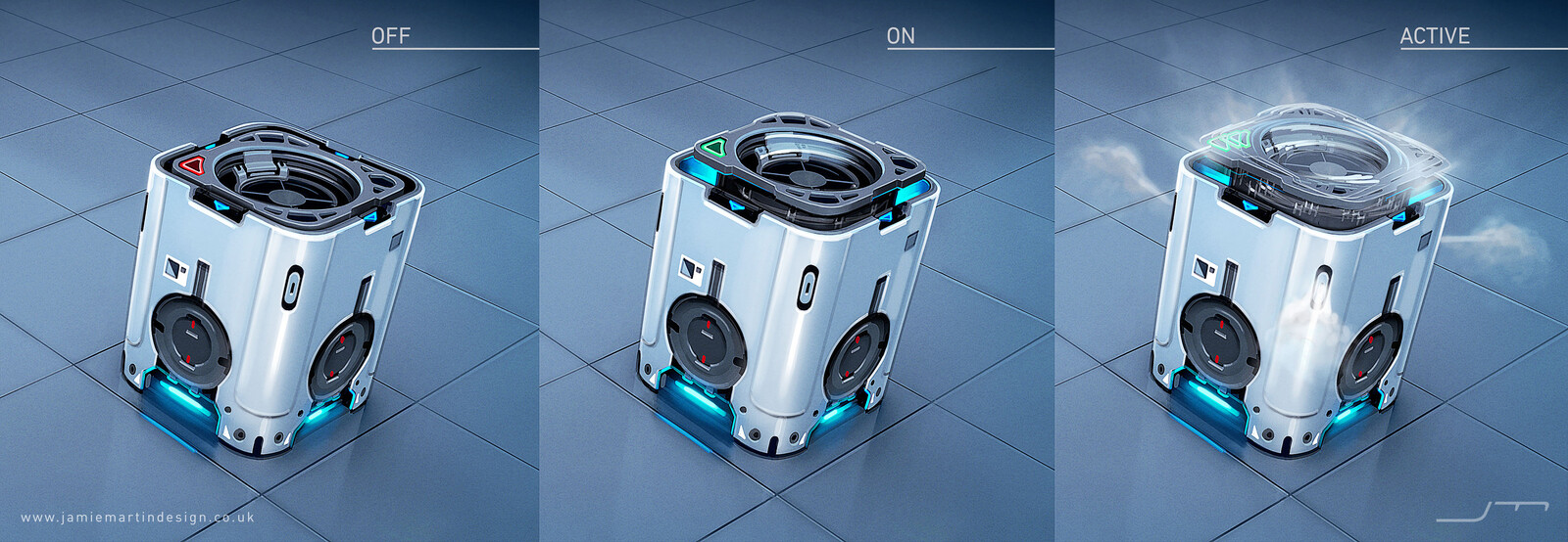 Jamie Martin - Space Station: Factory Modules - concept art