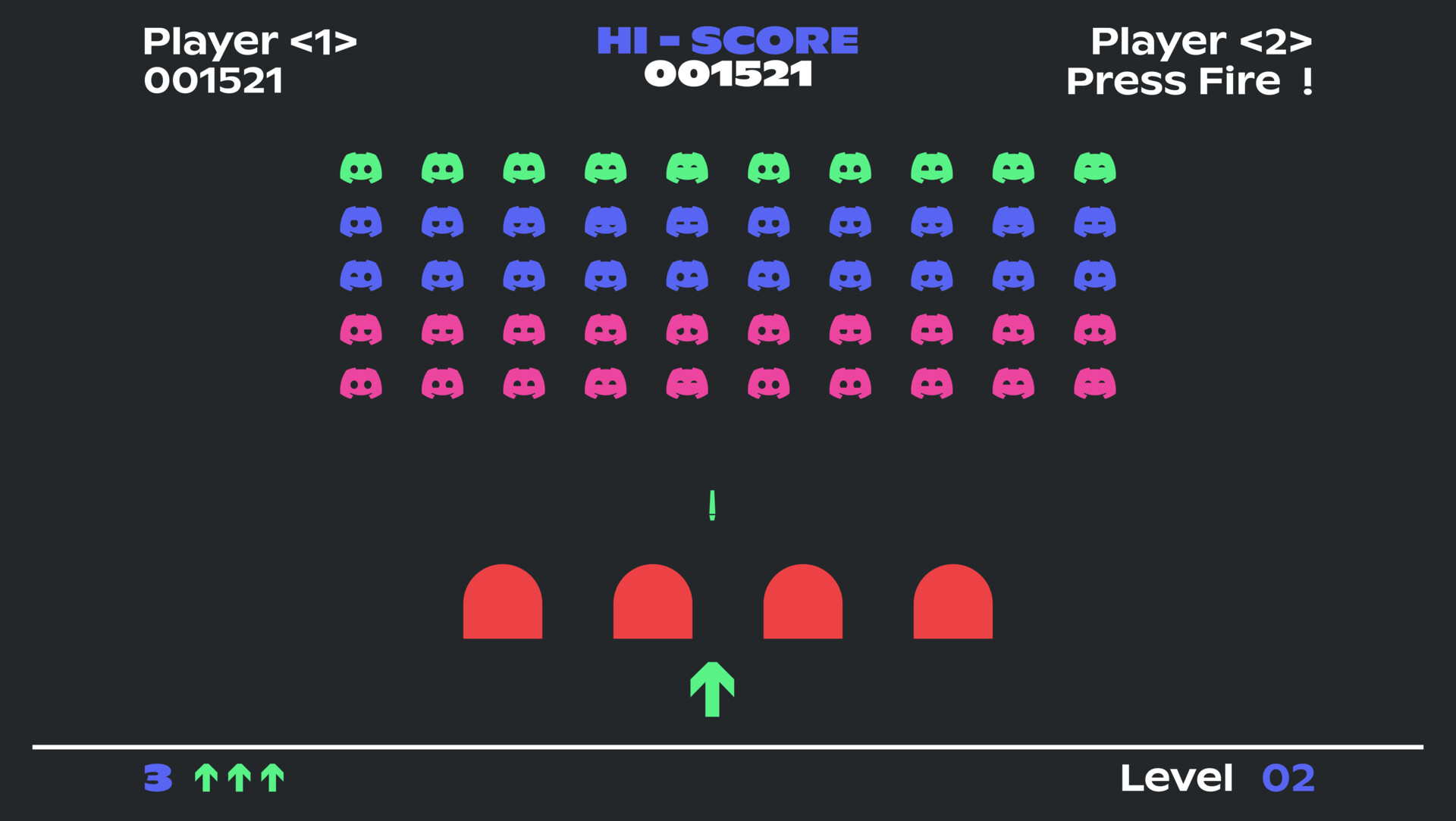 ArtStation - Space Invaders | Discord Themed