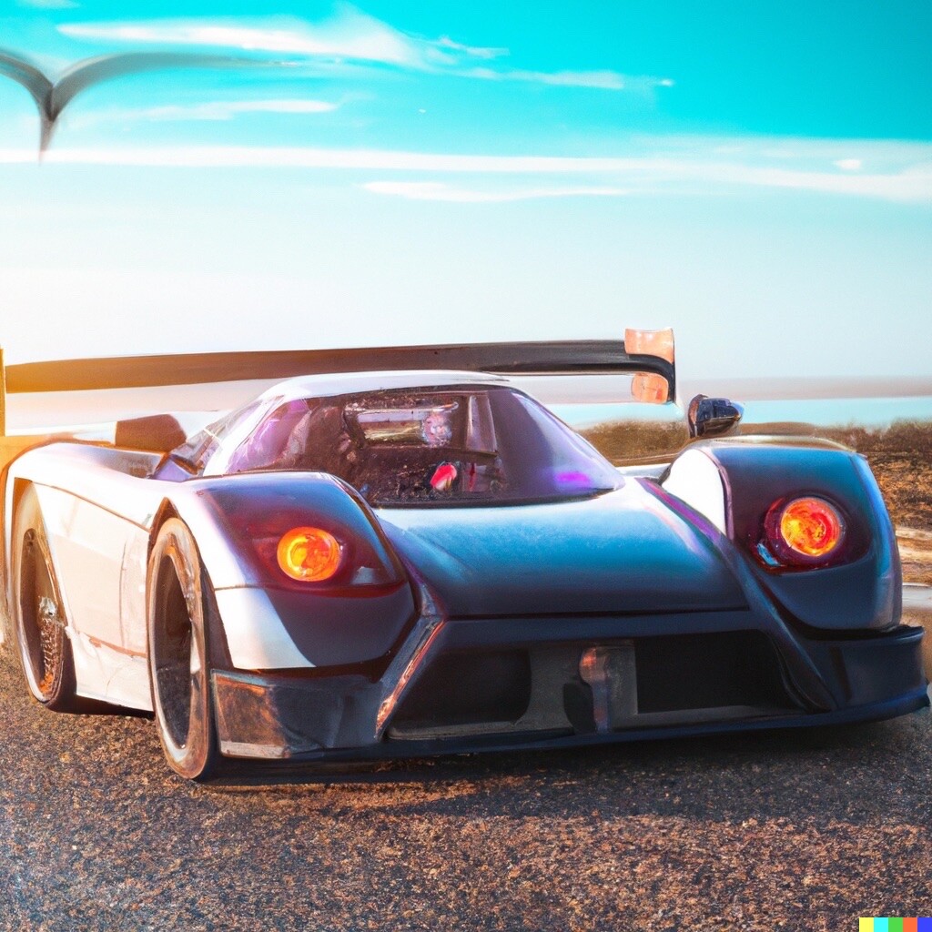 Thomas E Sanders - The Synth Wave Car