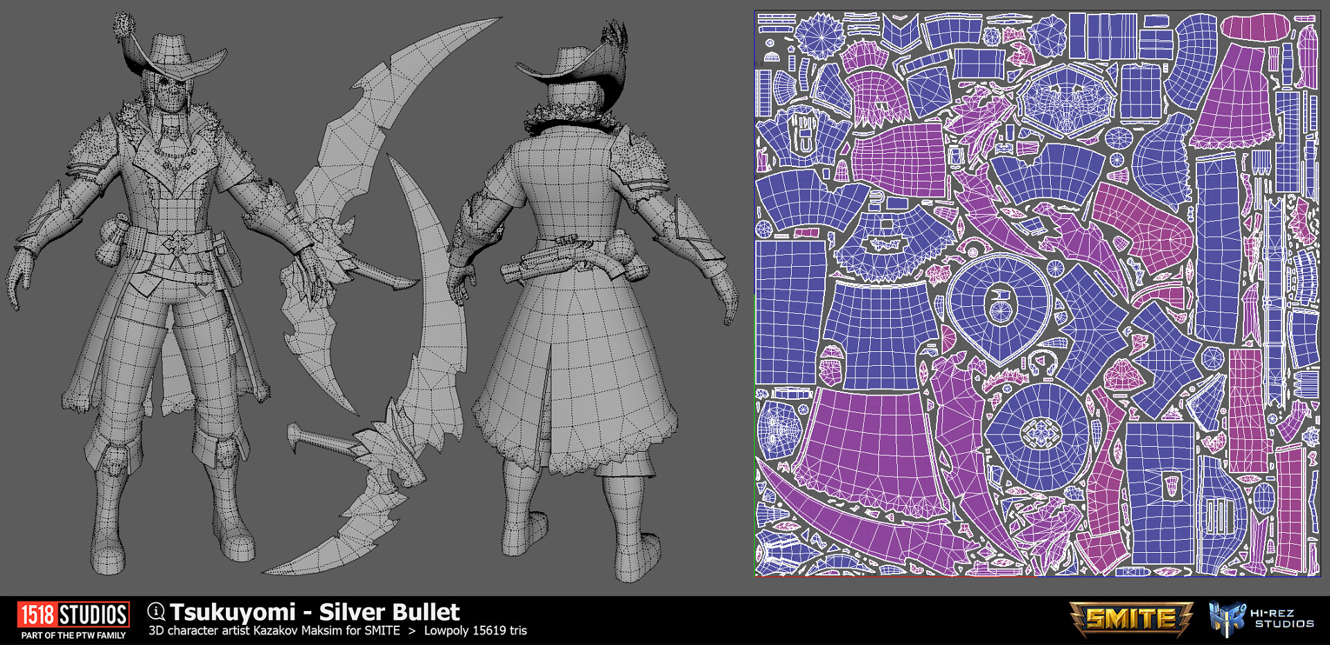 Maksim Kazakov - SMITE - Tsukuyomi - Silver Bullet