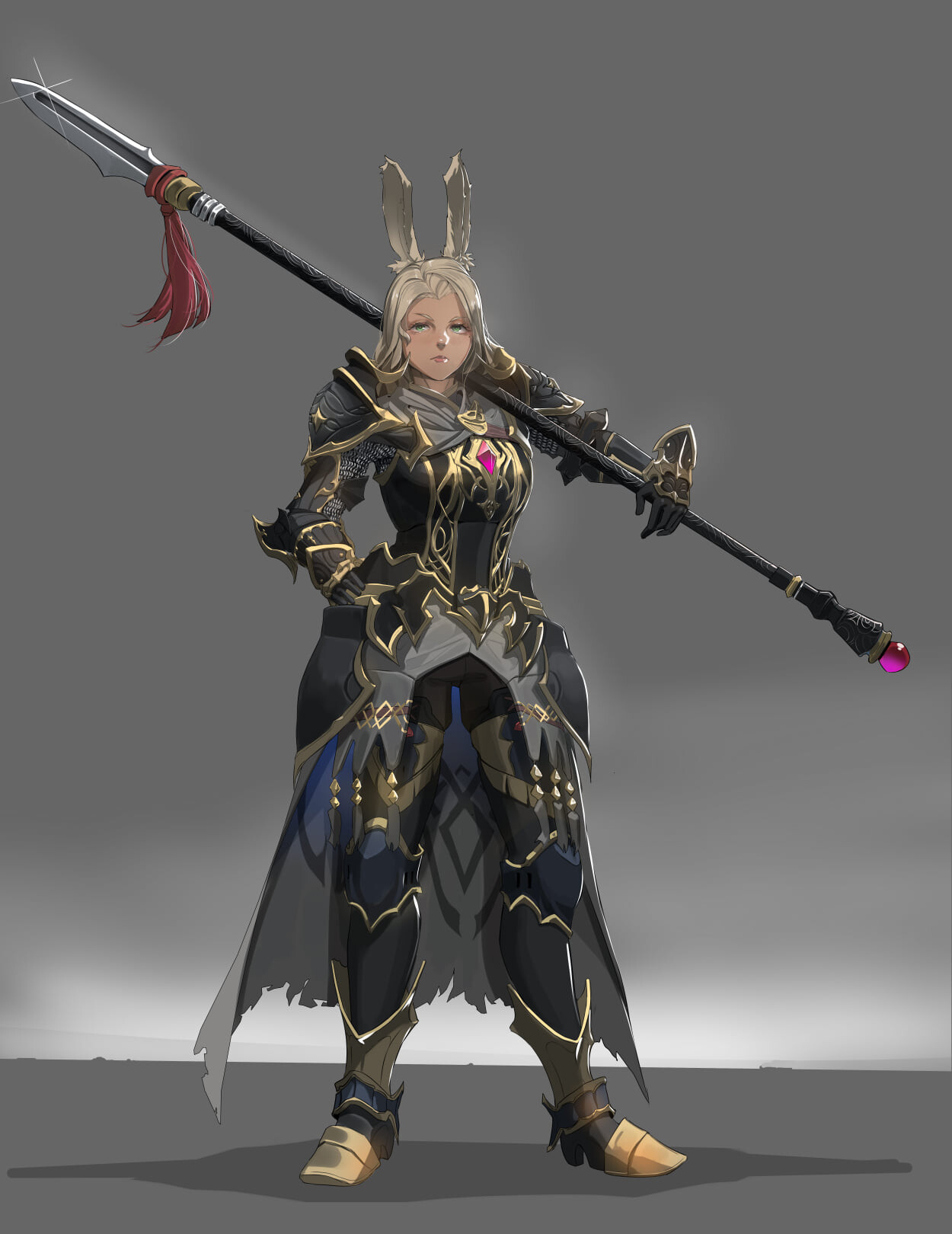 ArtStation - Rabbit girl character design fantasy art