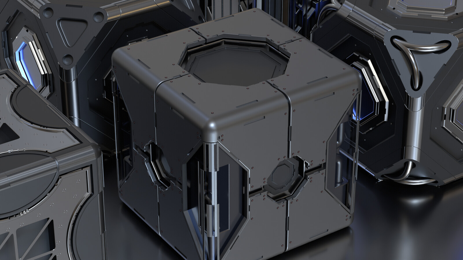 Giimann . - Sci-Fi Cube Generator HDA