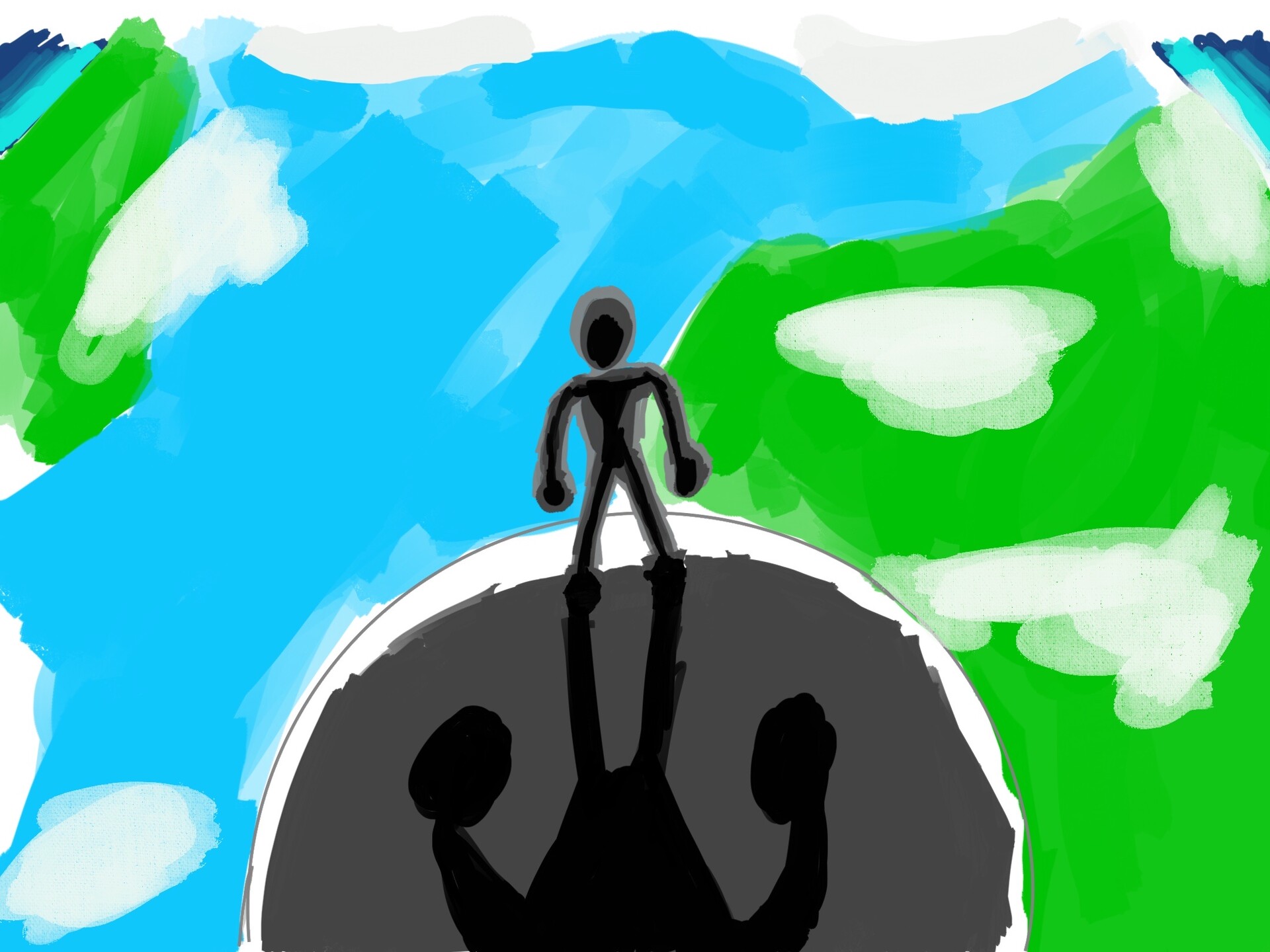 ArtStation - Man on the Moon