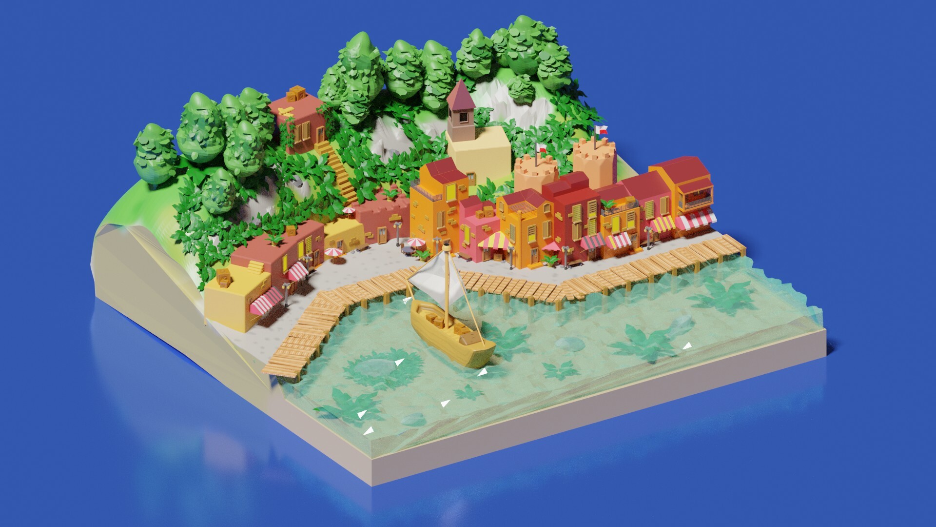 ArtStation - Italian port