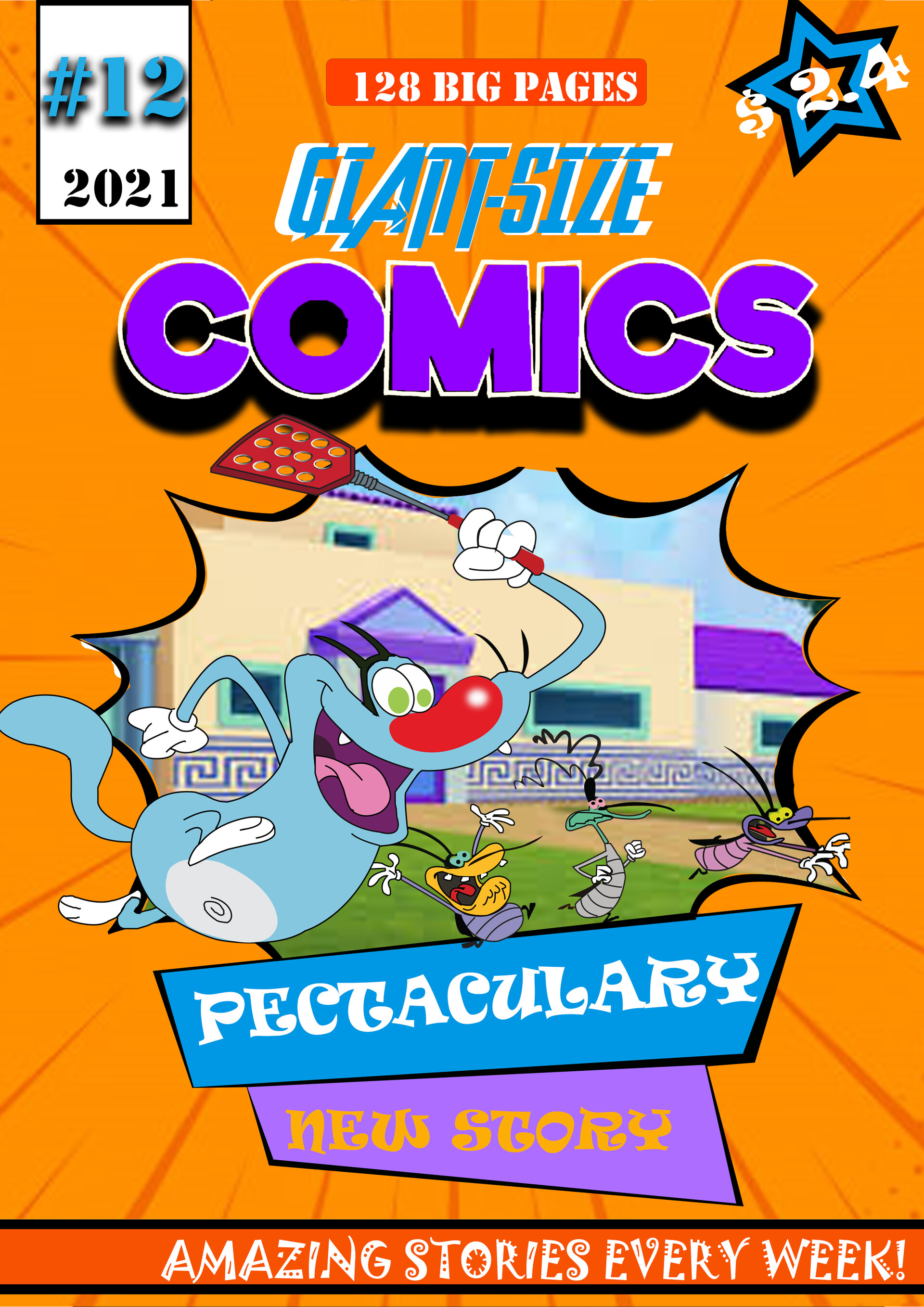 ArtStation - Cartoon Comic Book Cover Design