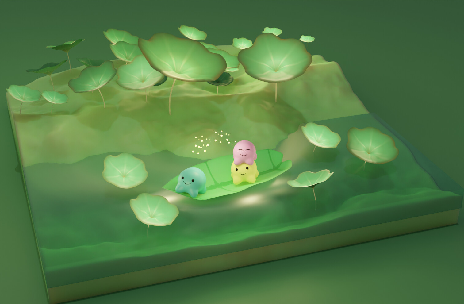 ArtStation - A peaceful stream