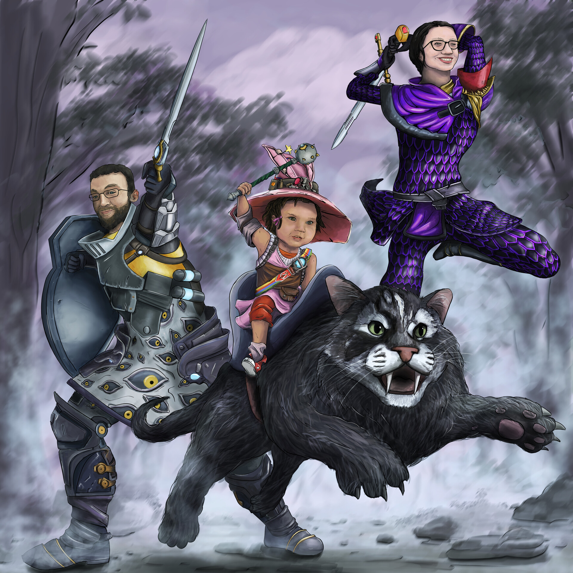 ArtStation - Warrior Family