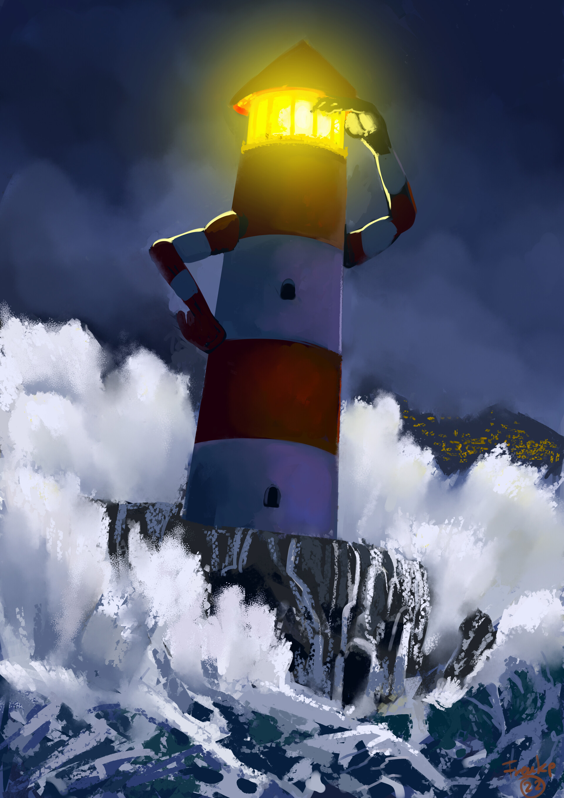 ArtStation - Living Lighthouse