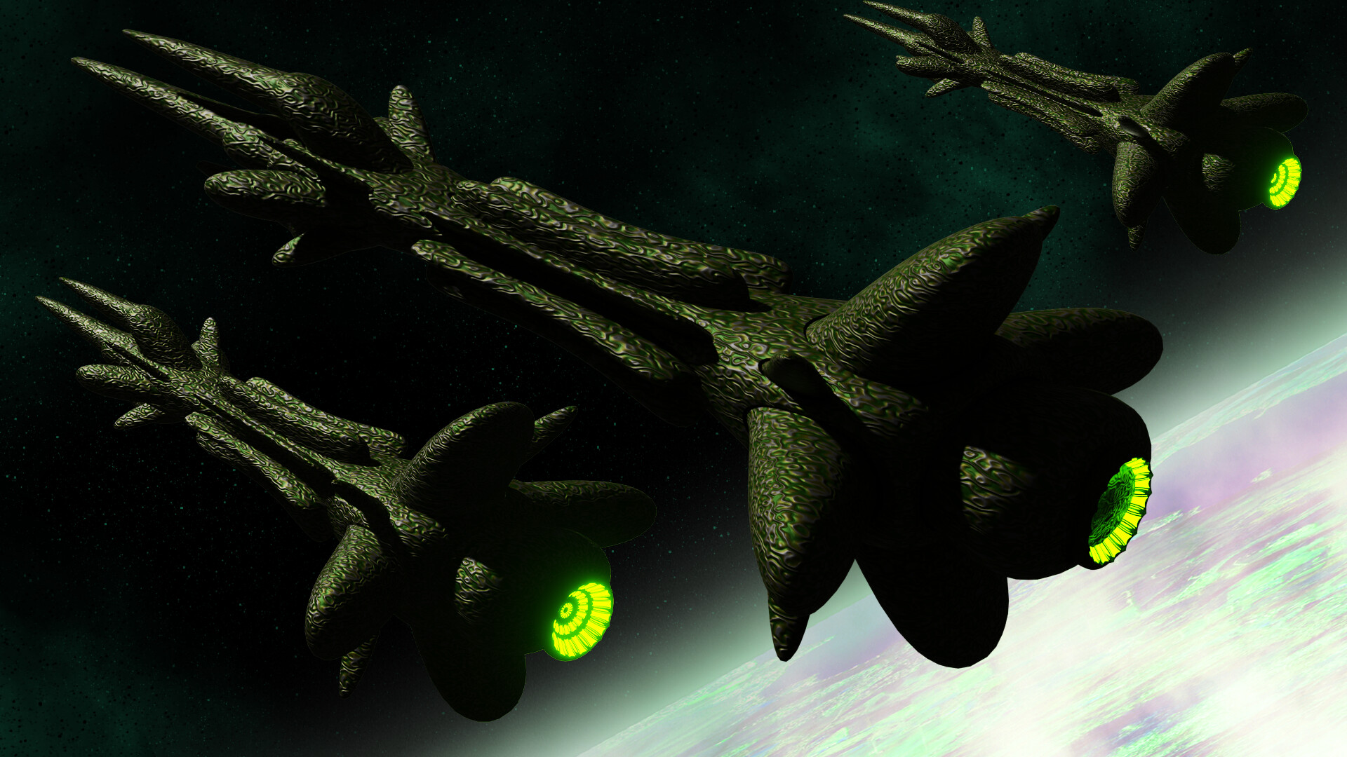 Byrner201 - Alien Bio Ships.