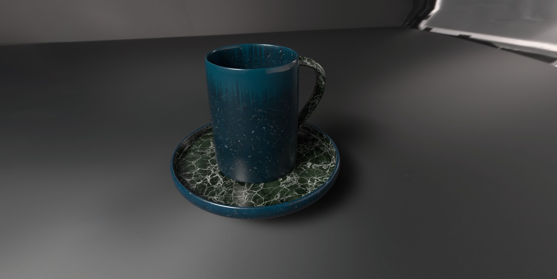 ArtStation - Plate and a cup