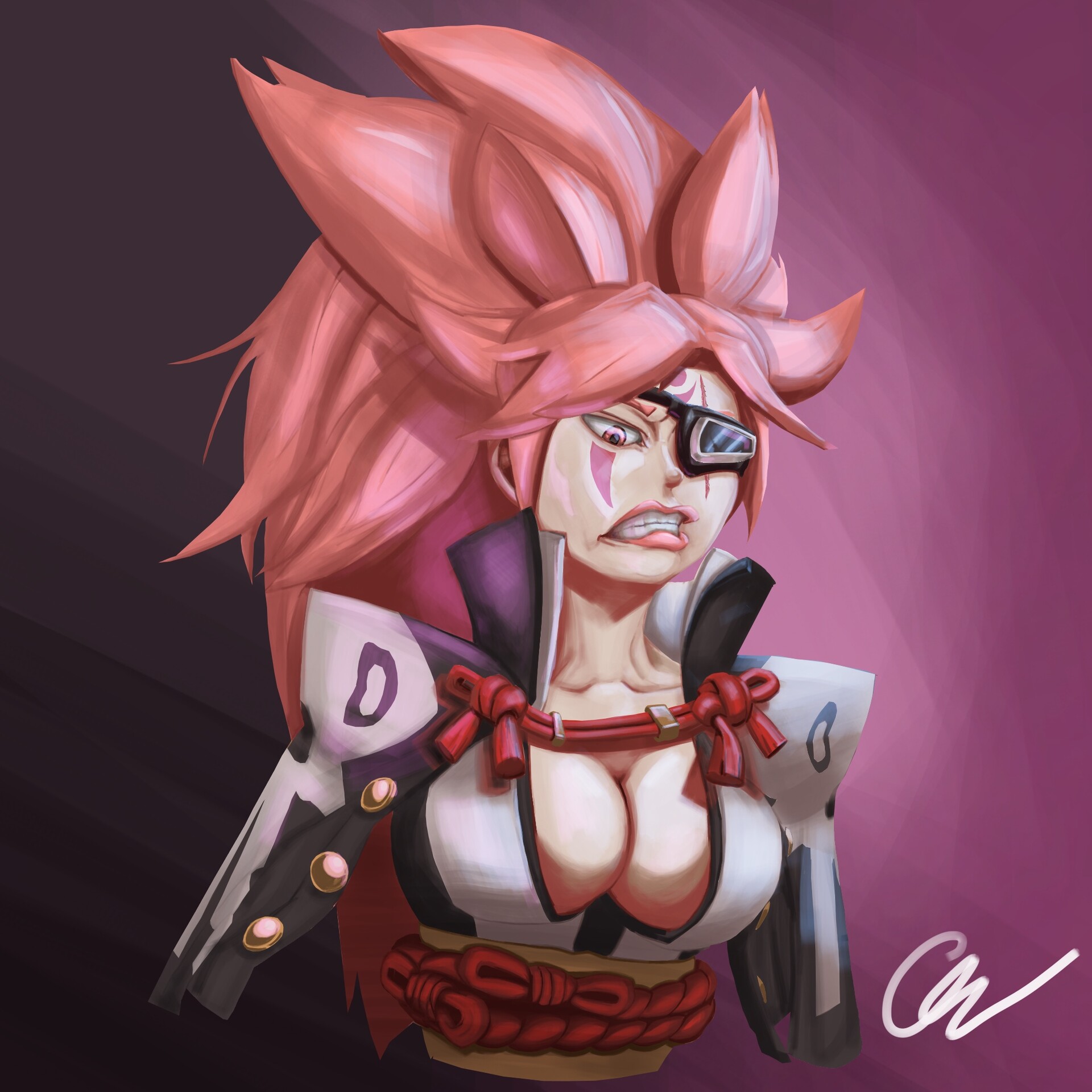 ArtStation - Baiken Bust - GG