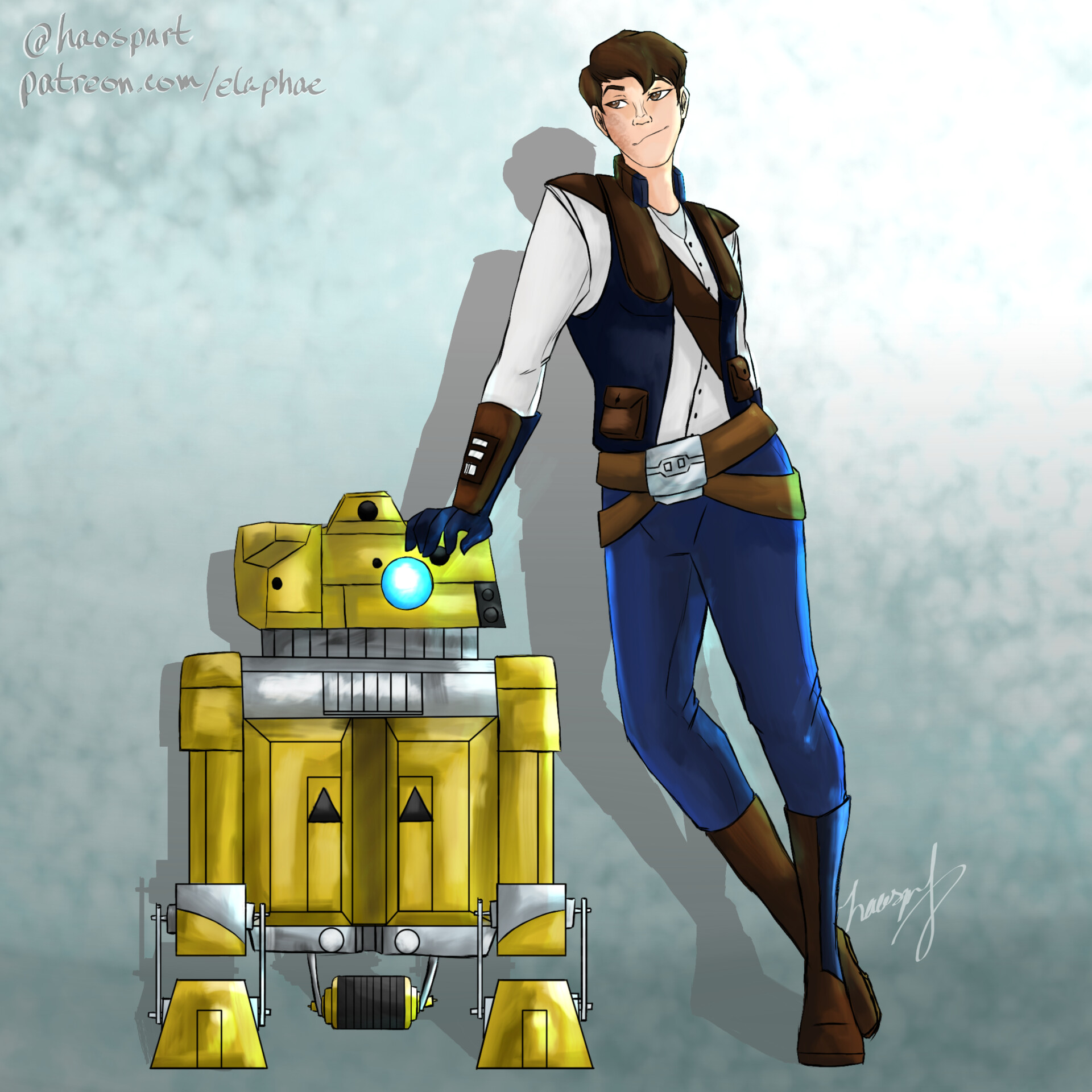 ArtStation - SW OC And Astromech