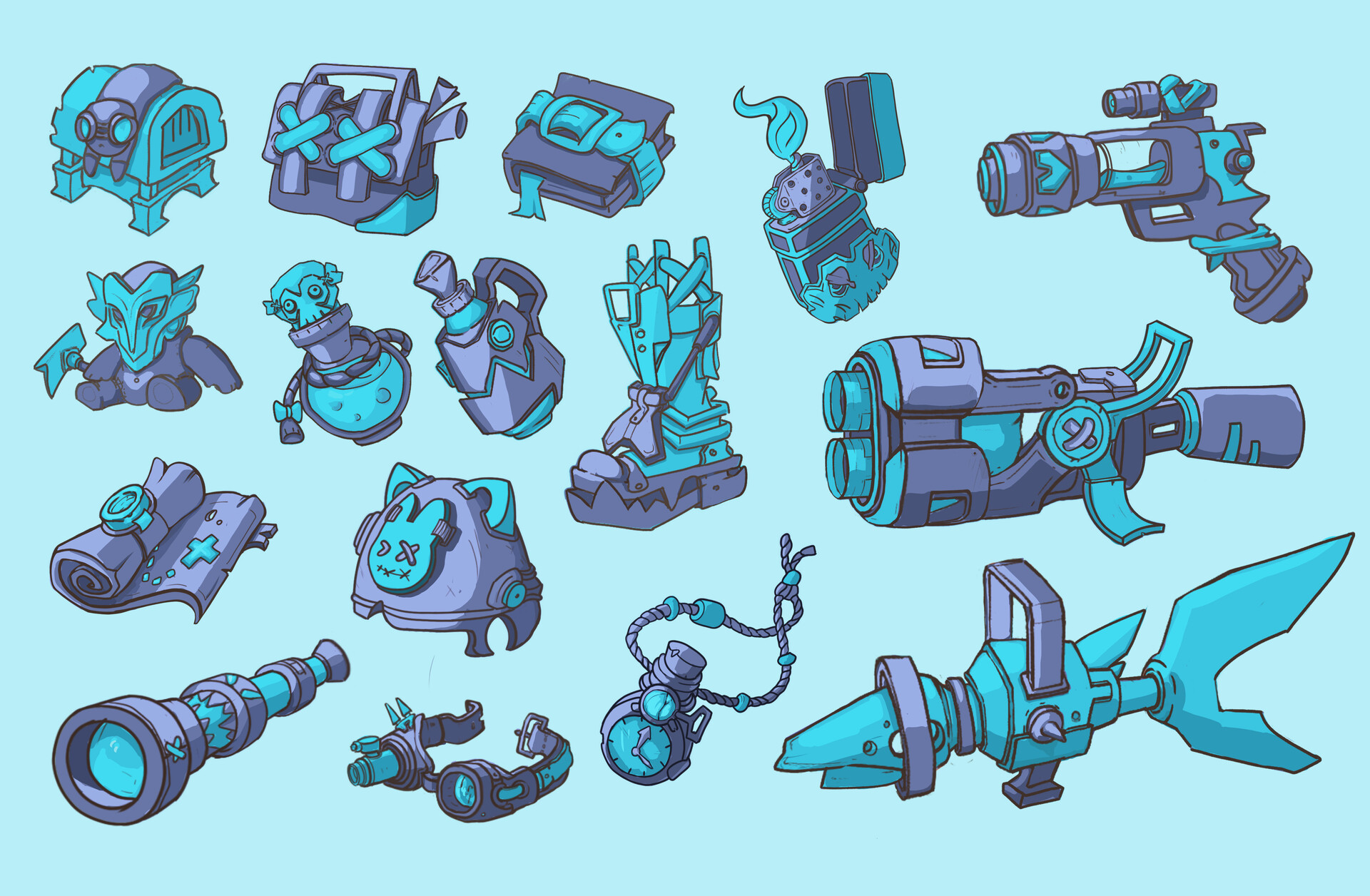 ArtStation - Props for Jinx