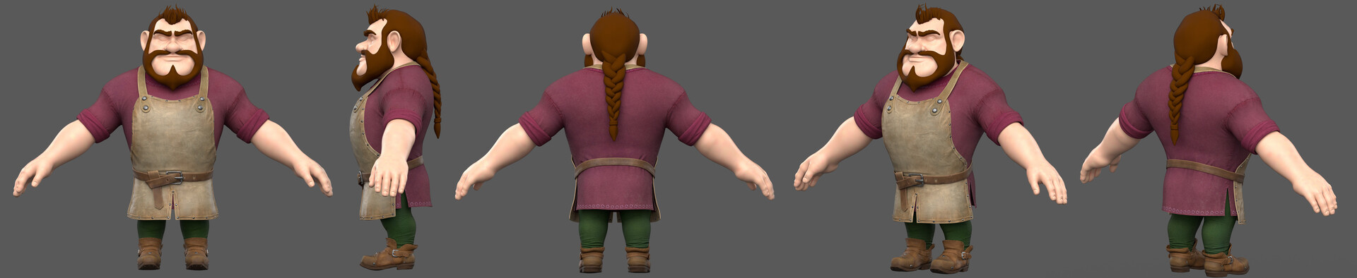 ArtStation - Cloth for characters from cartoon