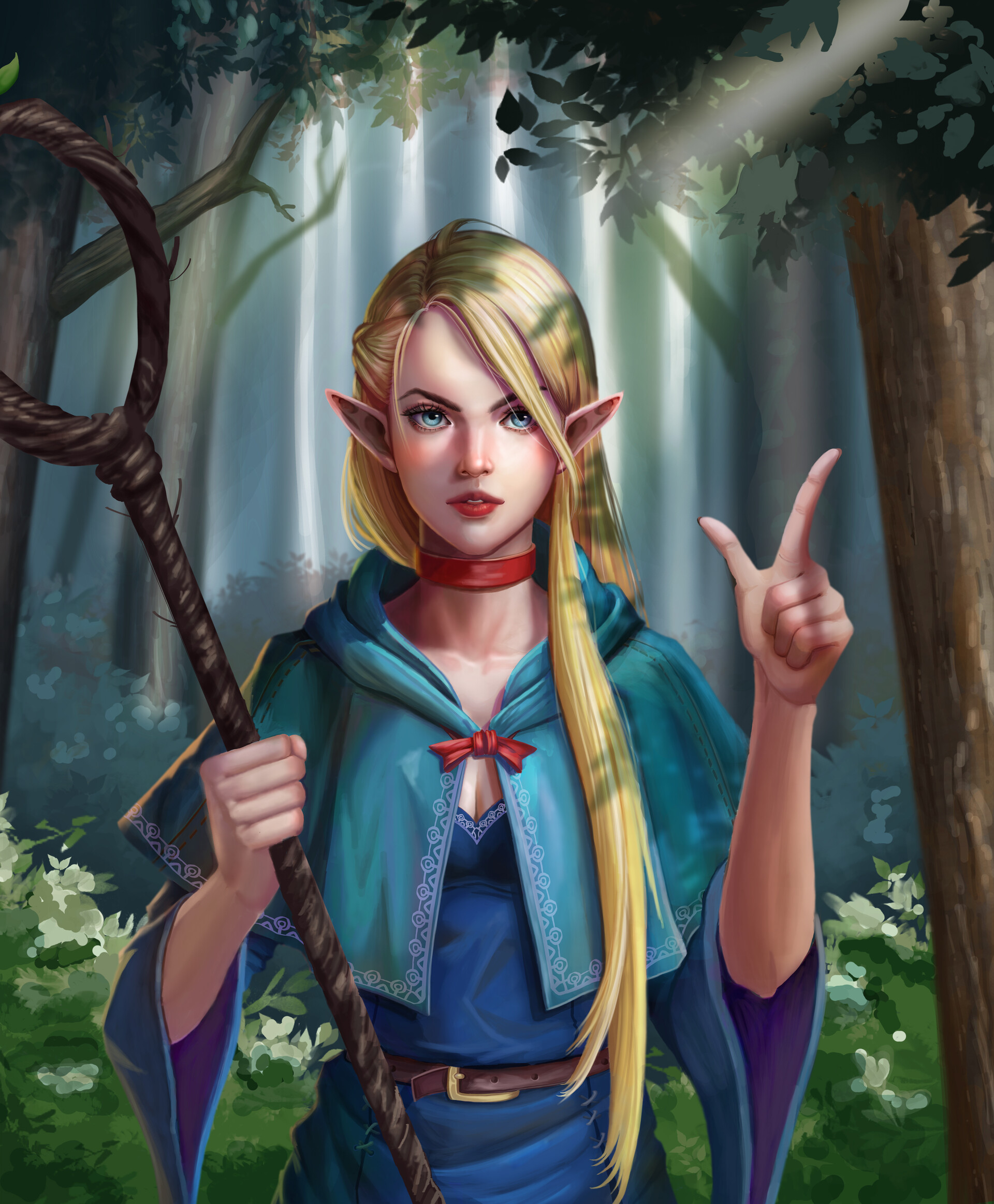 ArtStation - Fanart Dungoen Meshi - Marcille