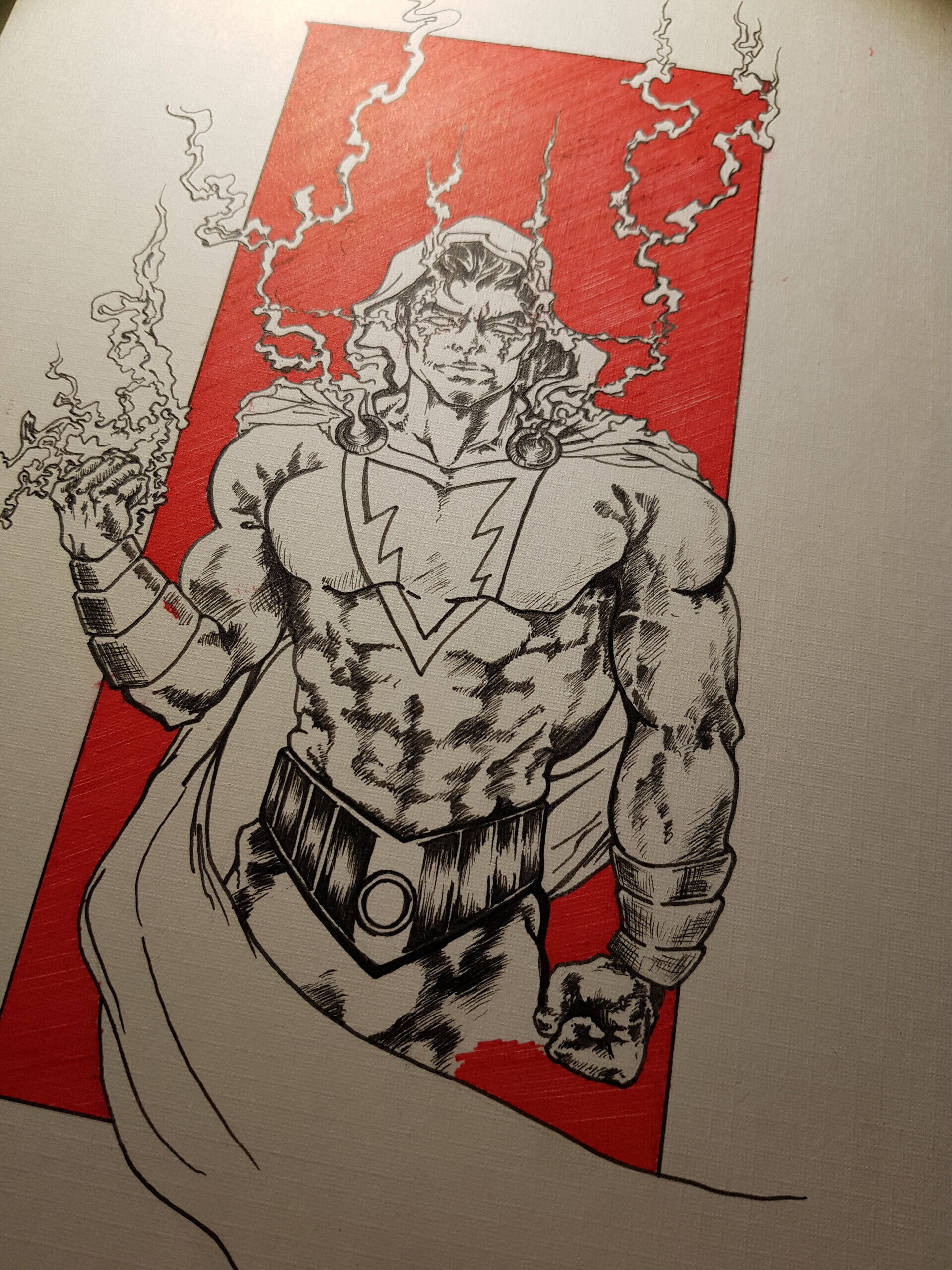 Shazam New 52 Drawing