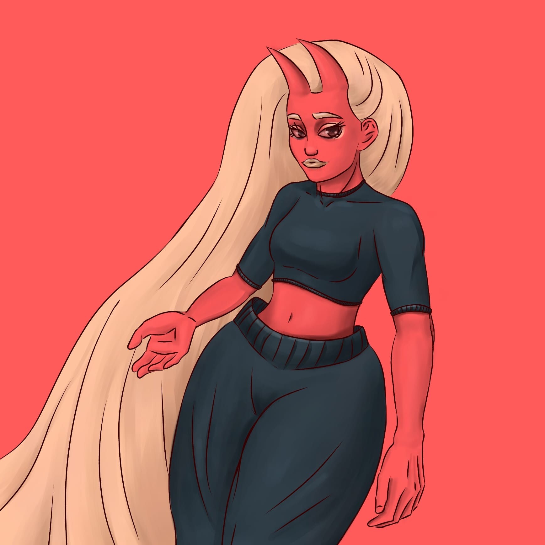 ArtStation - demon girl