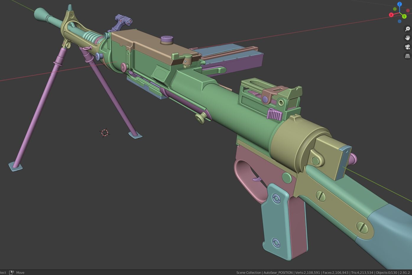Mechanic - Breda modello 30 LMG (WIP)
