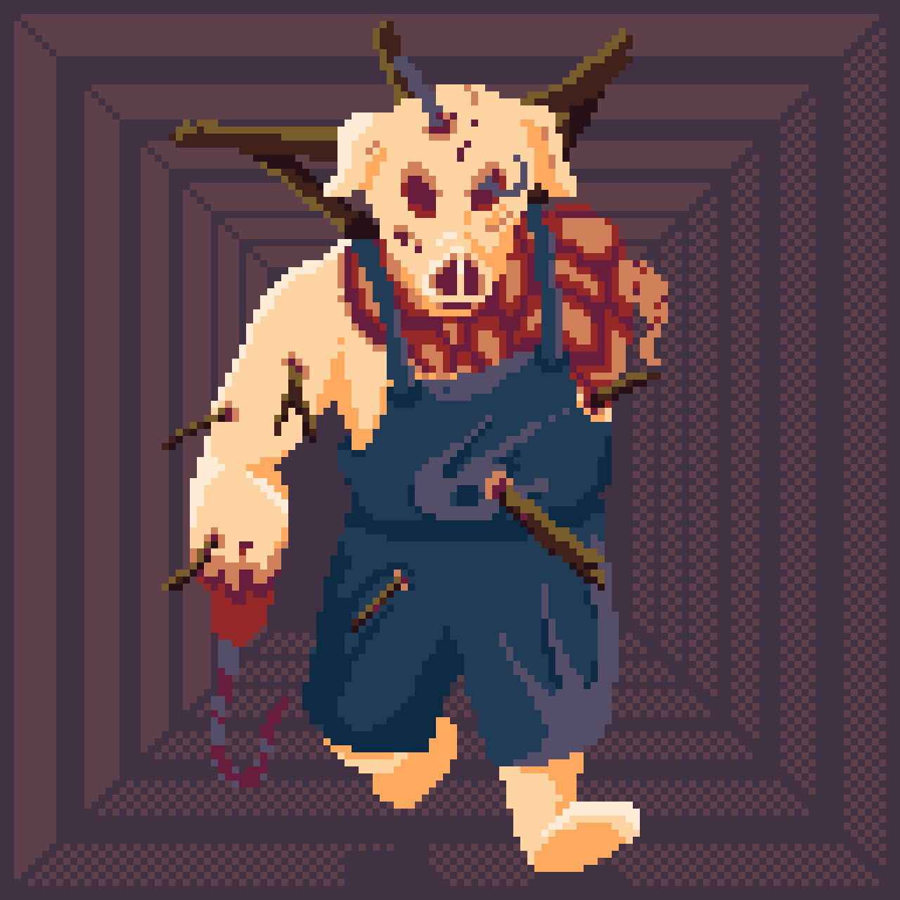 ArtStation - Butcher from Hunt: Showdown