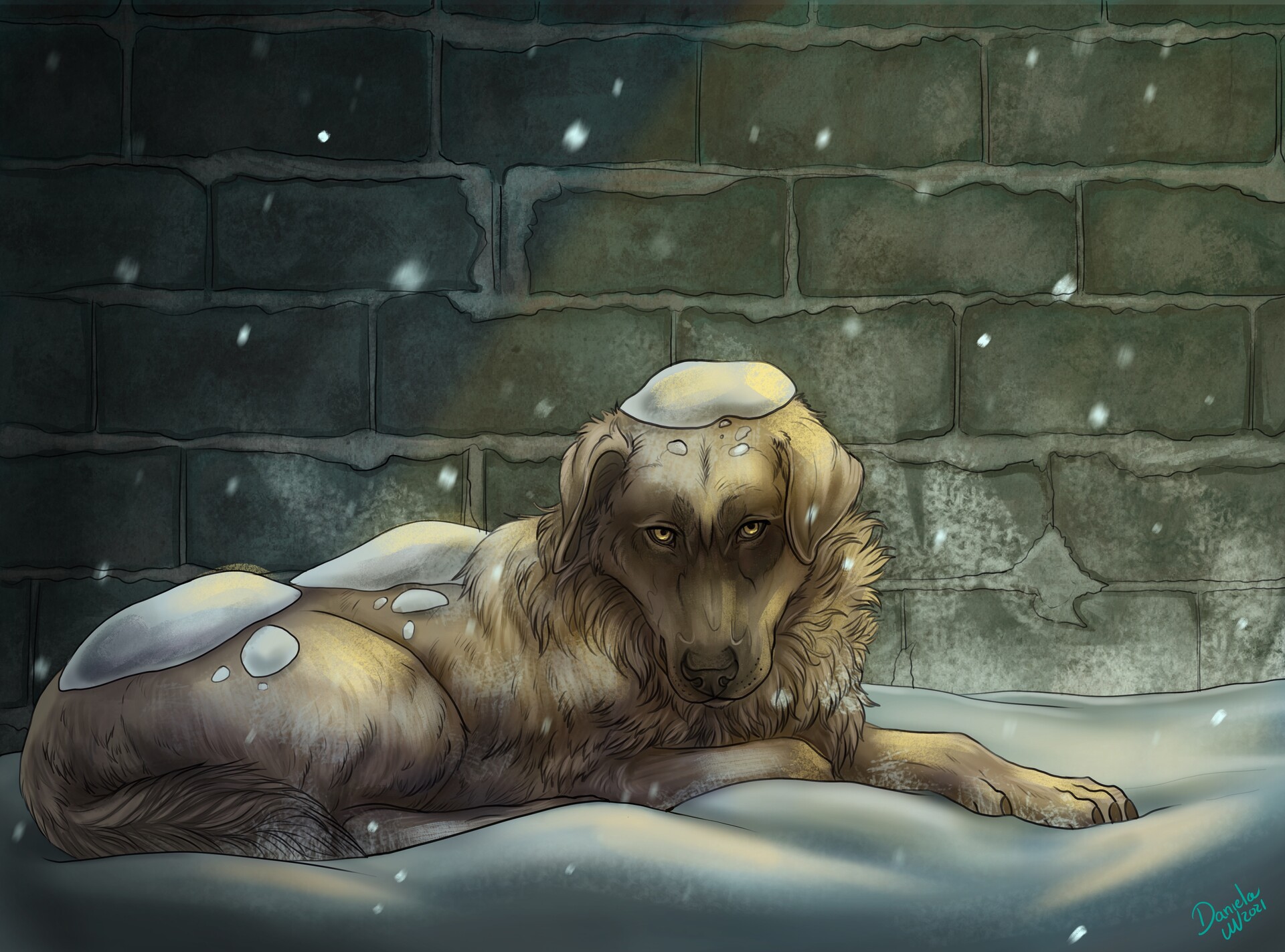 ArtStation - Snow dogs