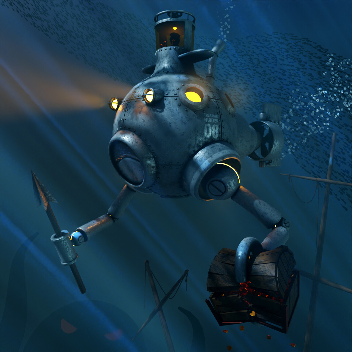 ArtStation - Treasure Hunter 08