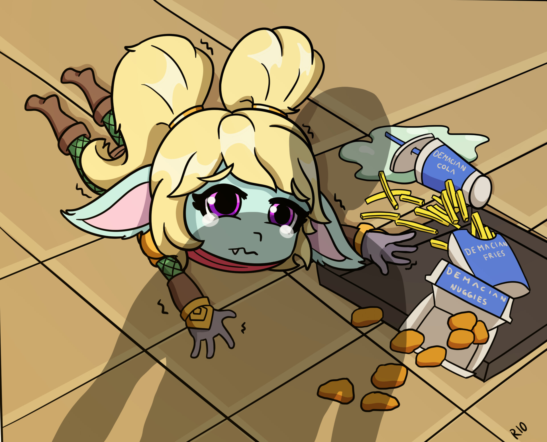 Artstation Poppy Spill Her Nuggies