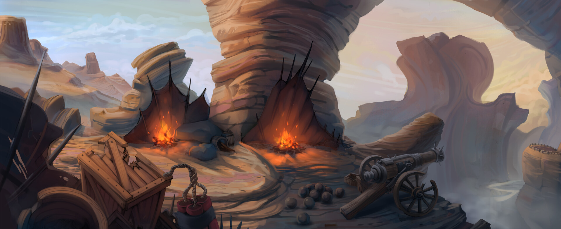 ArtStation - Bandit Camp