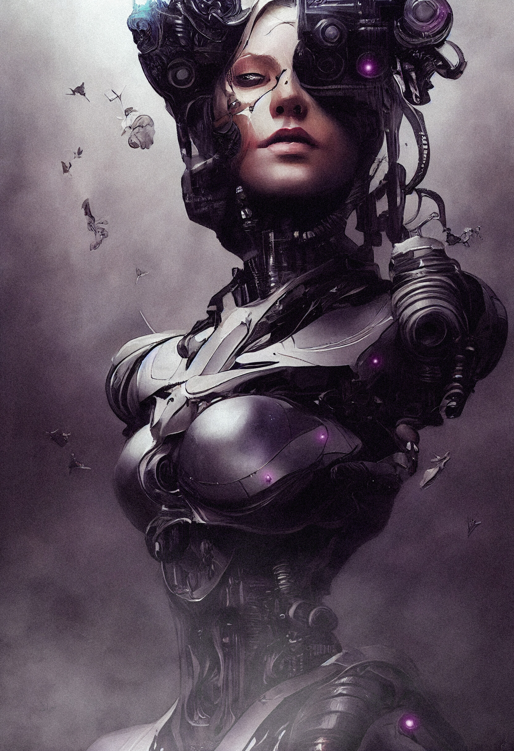 ArtStation - Cyborg Goddess VI《Vi20220909 -XII》