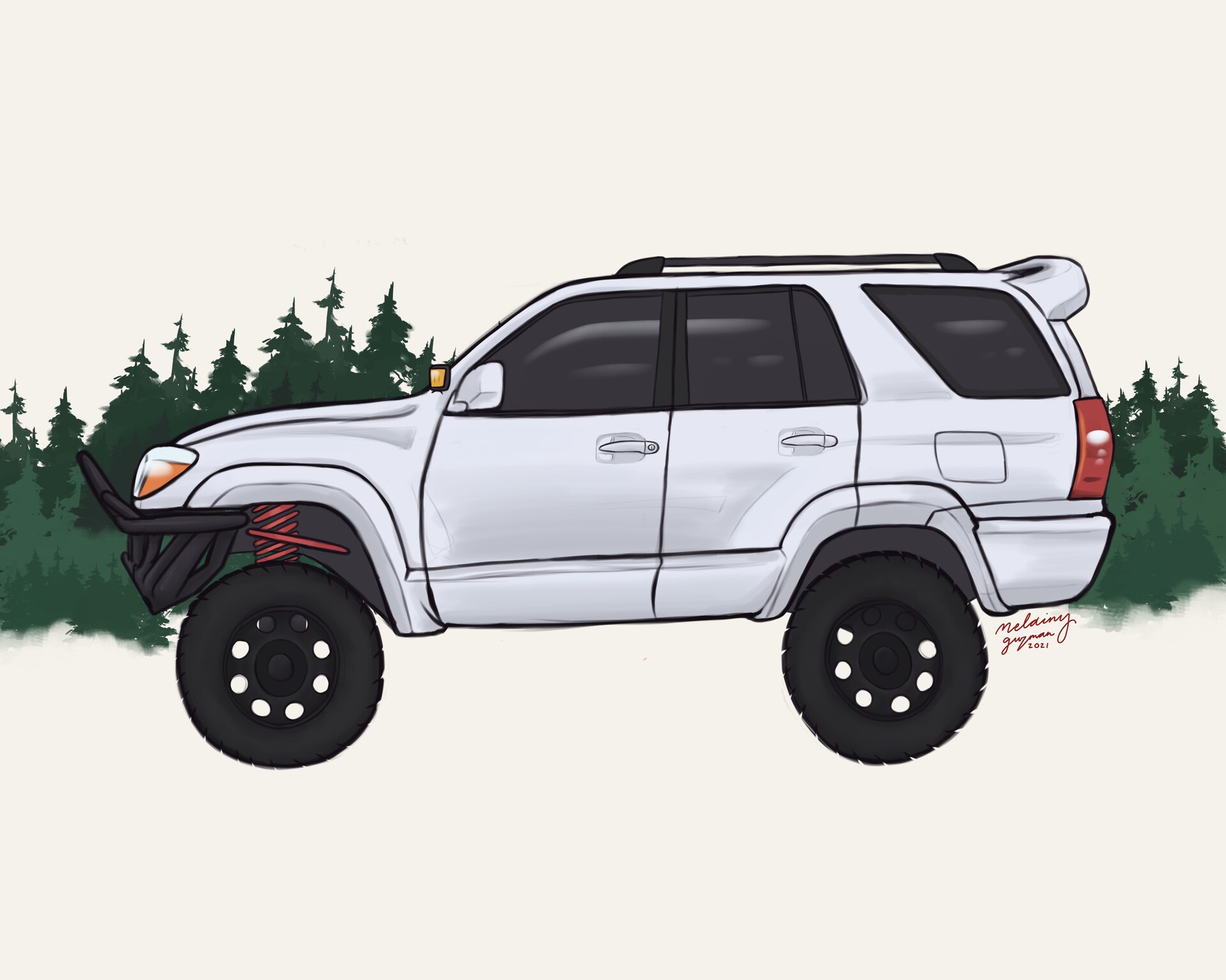 ArtStation - 4runner . vehicle