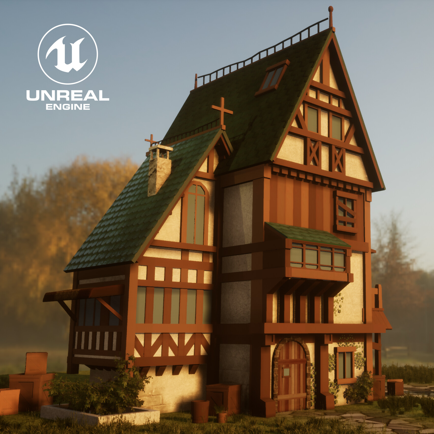 ArtStation - Unreal Engine 4 house study
